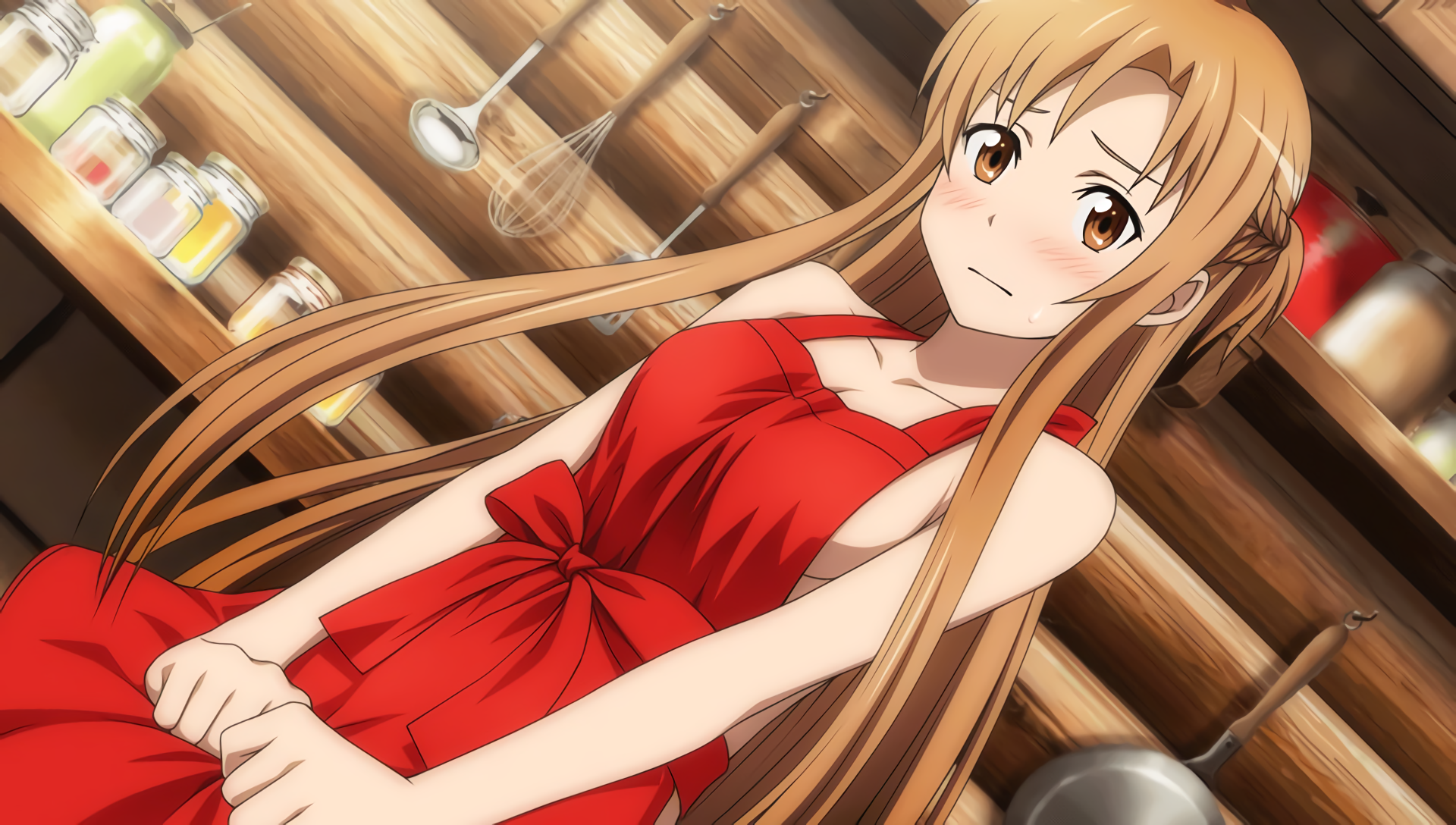 Asuna Yuuki in the Kitchen: A Sword Art Online Moment