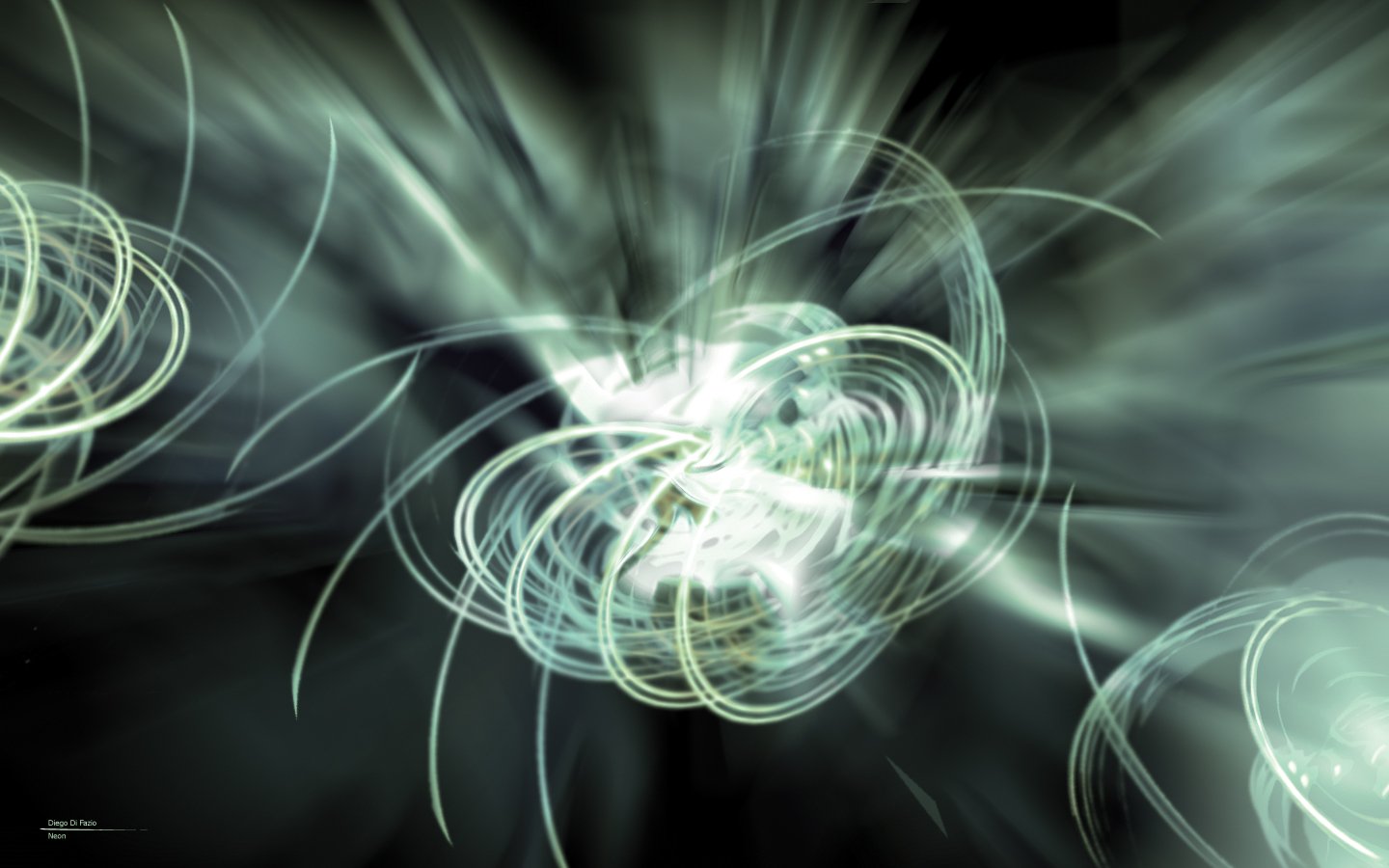 Green Whirl: An Abstract Journey