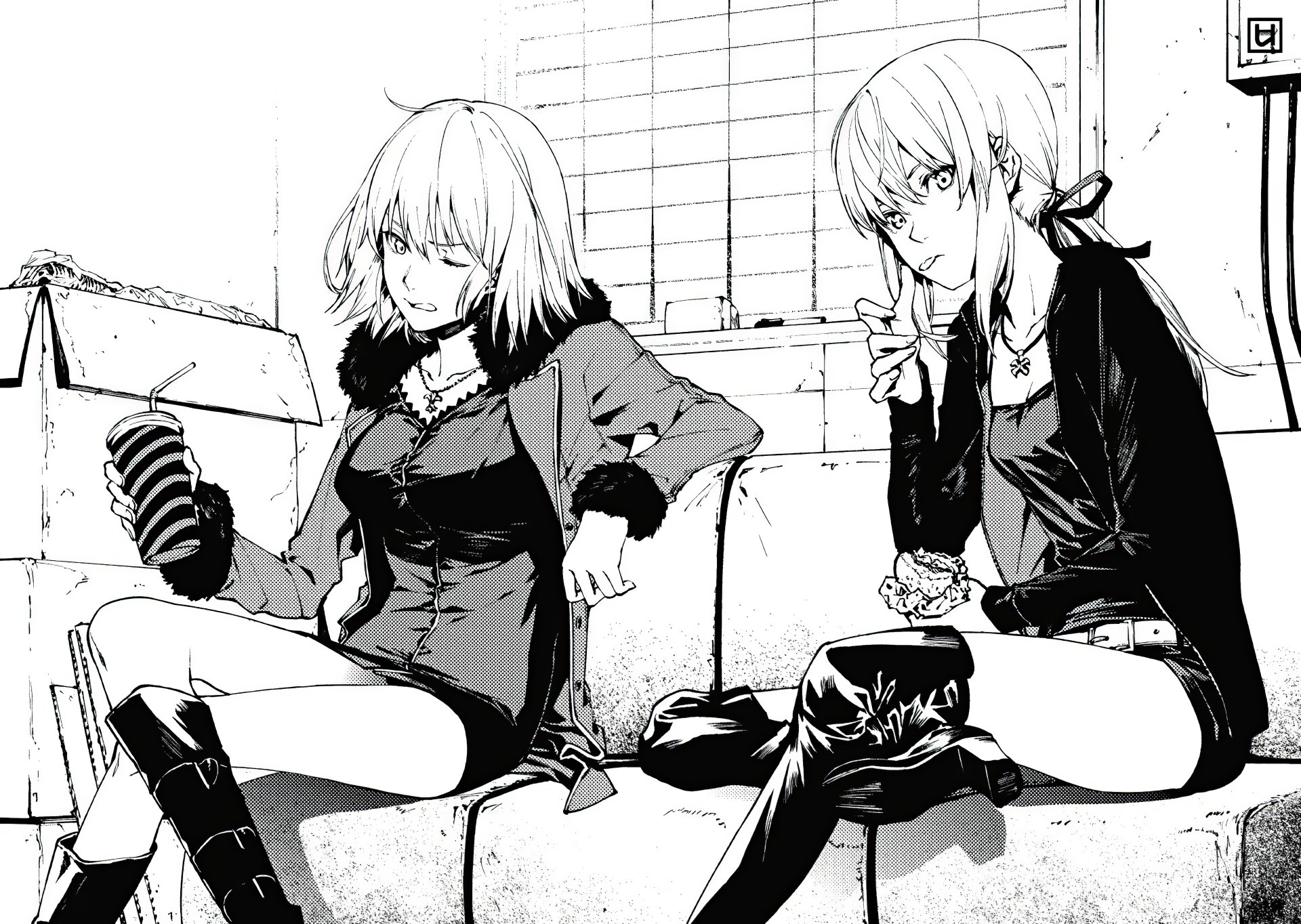 Download Black & White Artoria Pendragon (Alter) Saber Alter Avenger ...