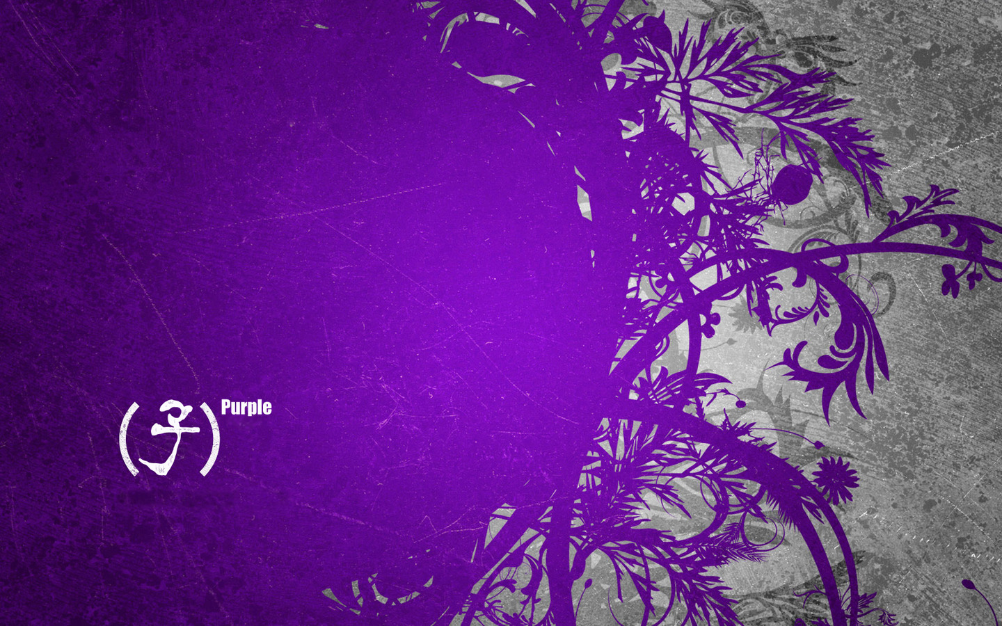 Artistic Elegance in Purple