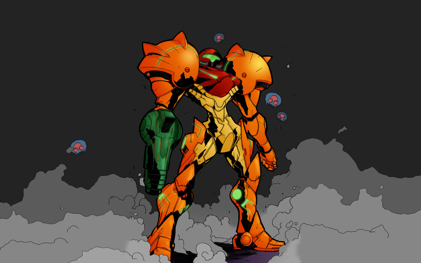 Metroid: Iconic Power Suit in Action