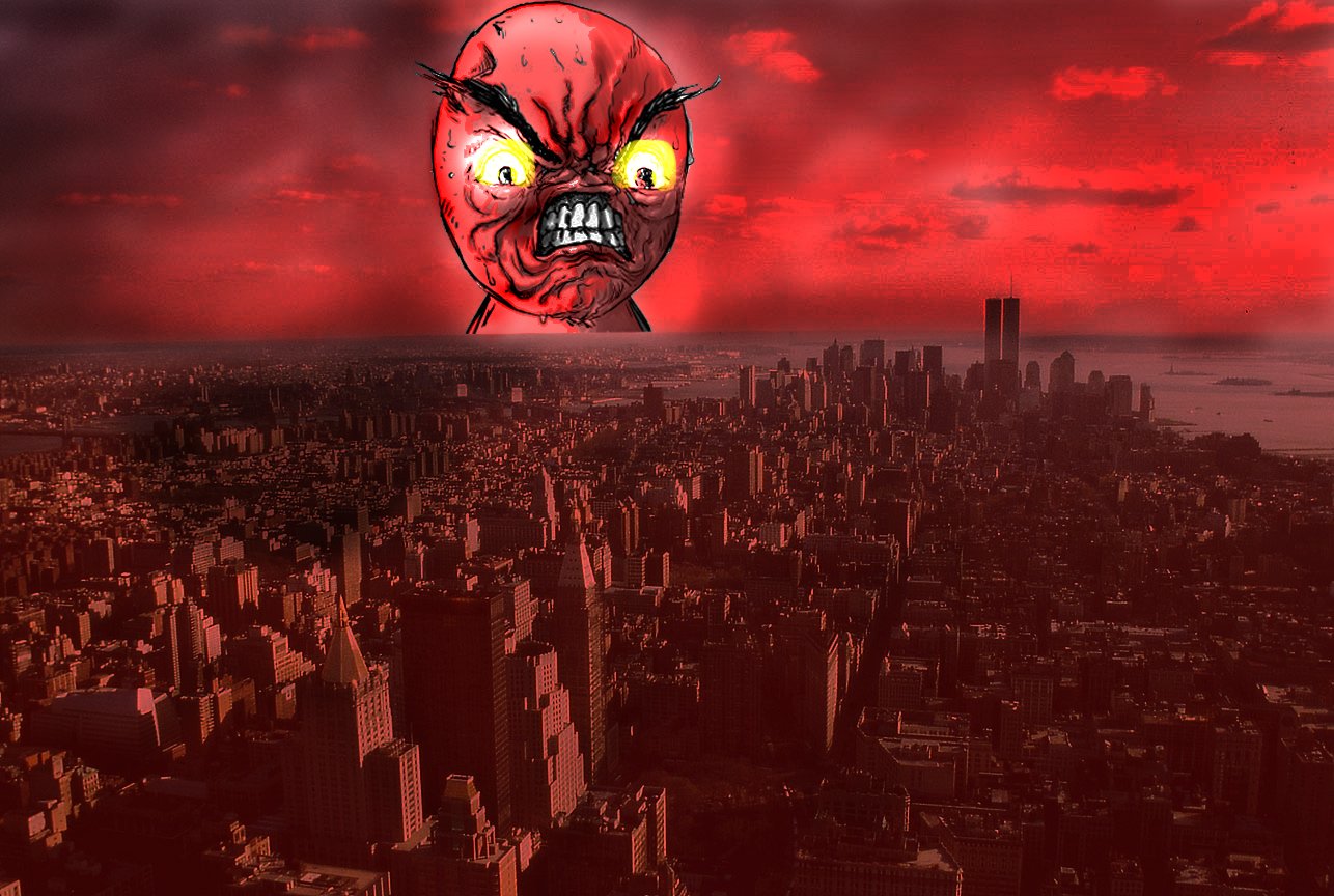 Epic Rage: A Hilarious Meme from the Red Skies