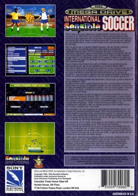 Sensible Soccer: International Edition - Desktop Wallpapers, Phone ...