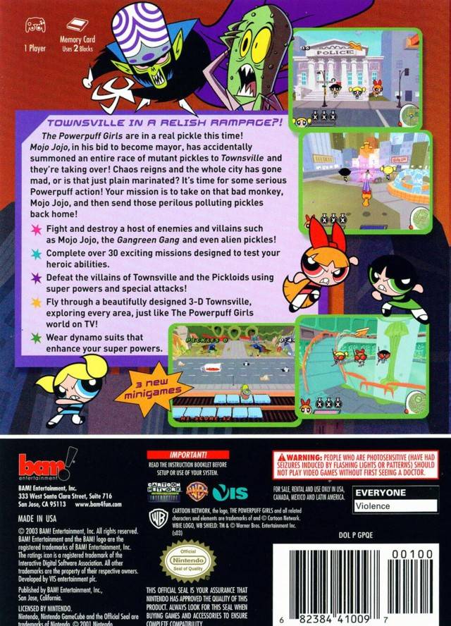 Download Video Game The Powerpuff Girls: Relish Rampage Image