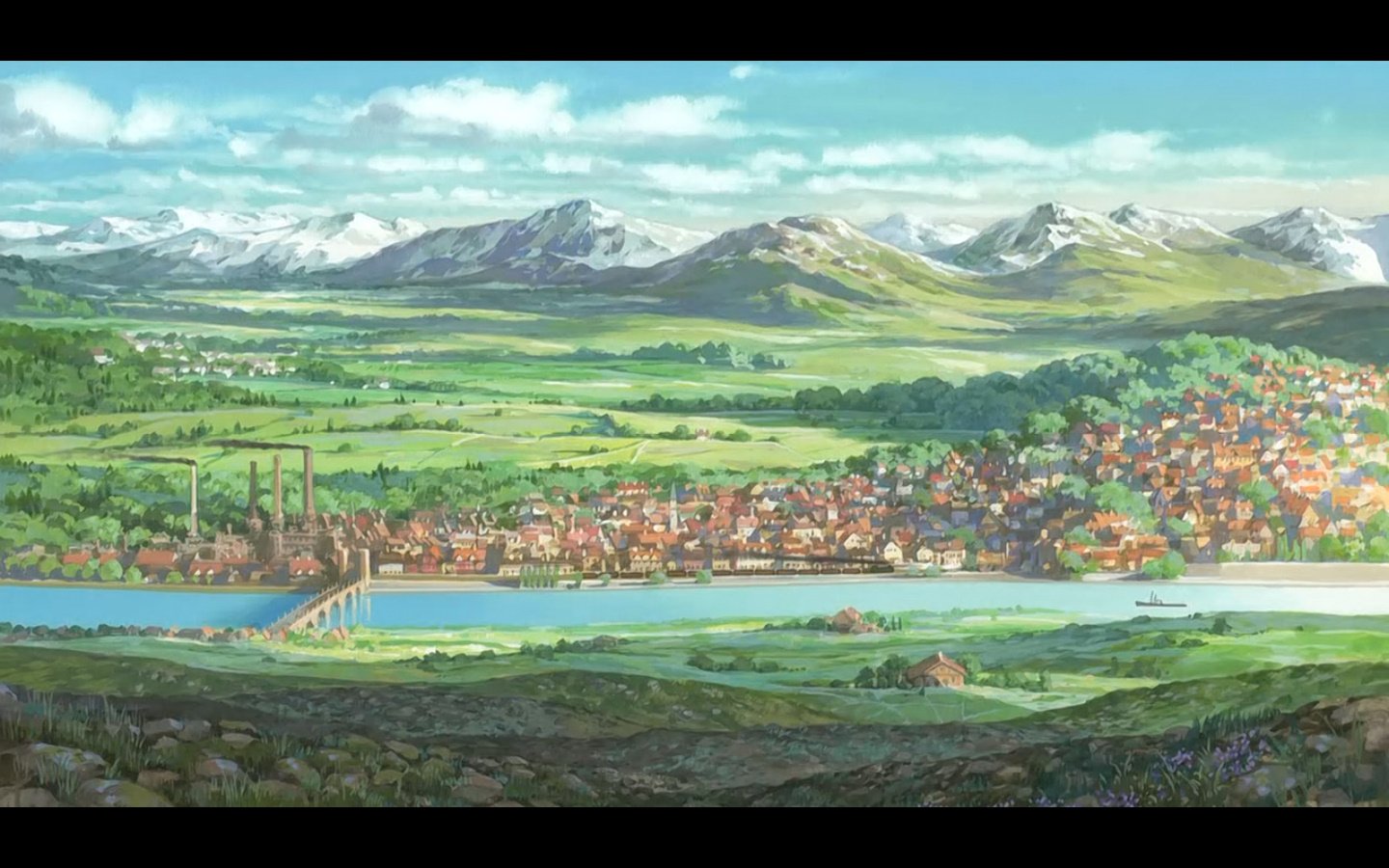 Enchanting Landscapes of Howl's Moving Castle