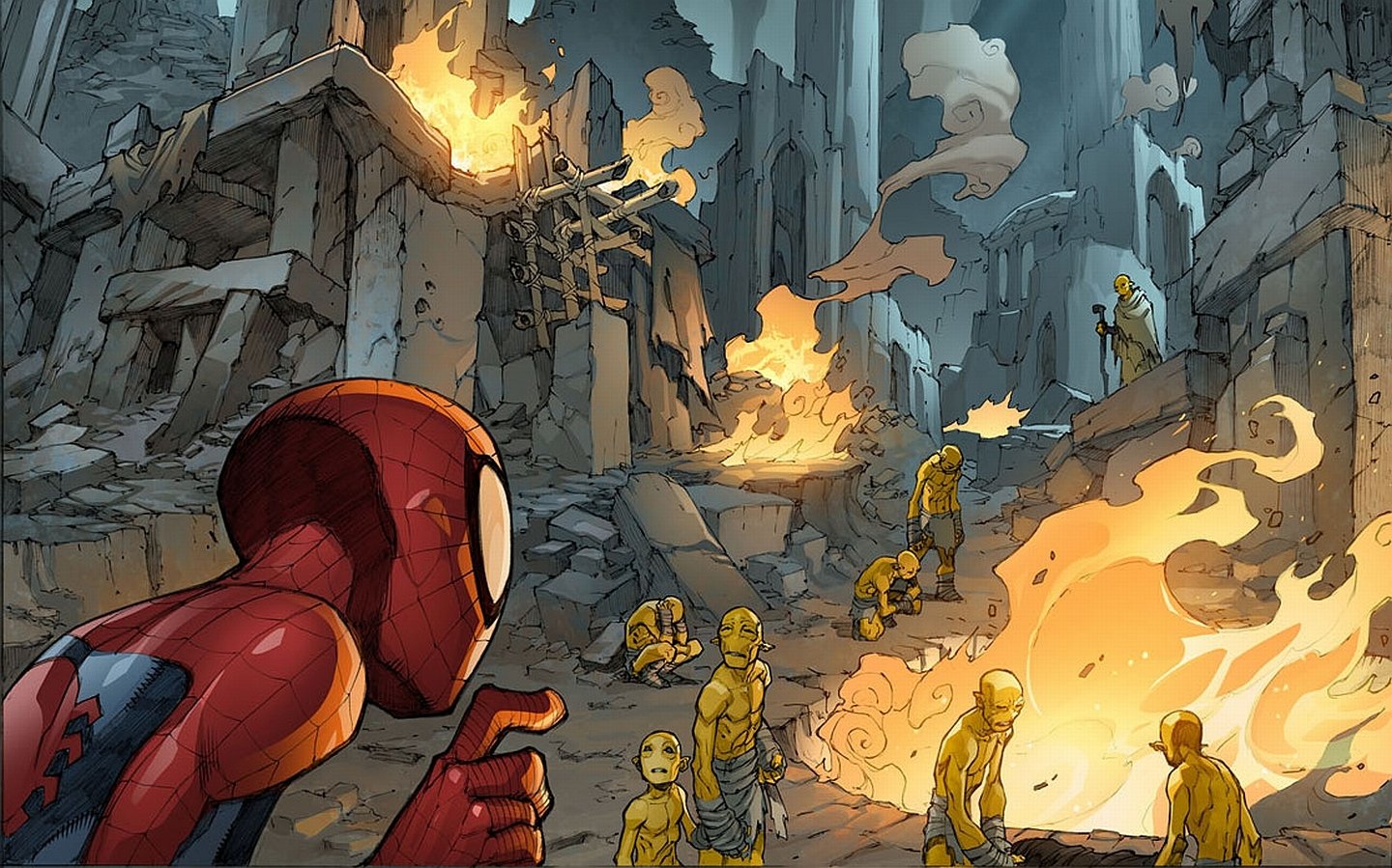 Spider-Man (Peter Parker) — Inferno in the Ruined Alley