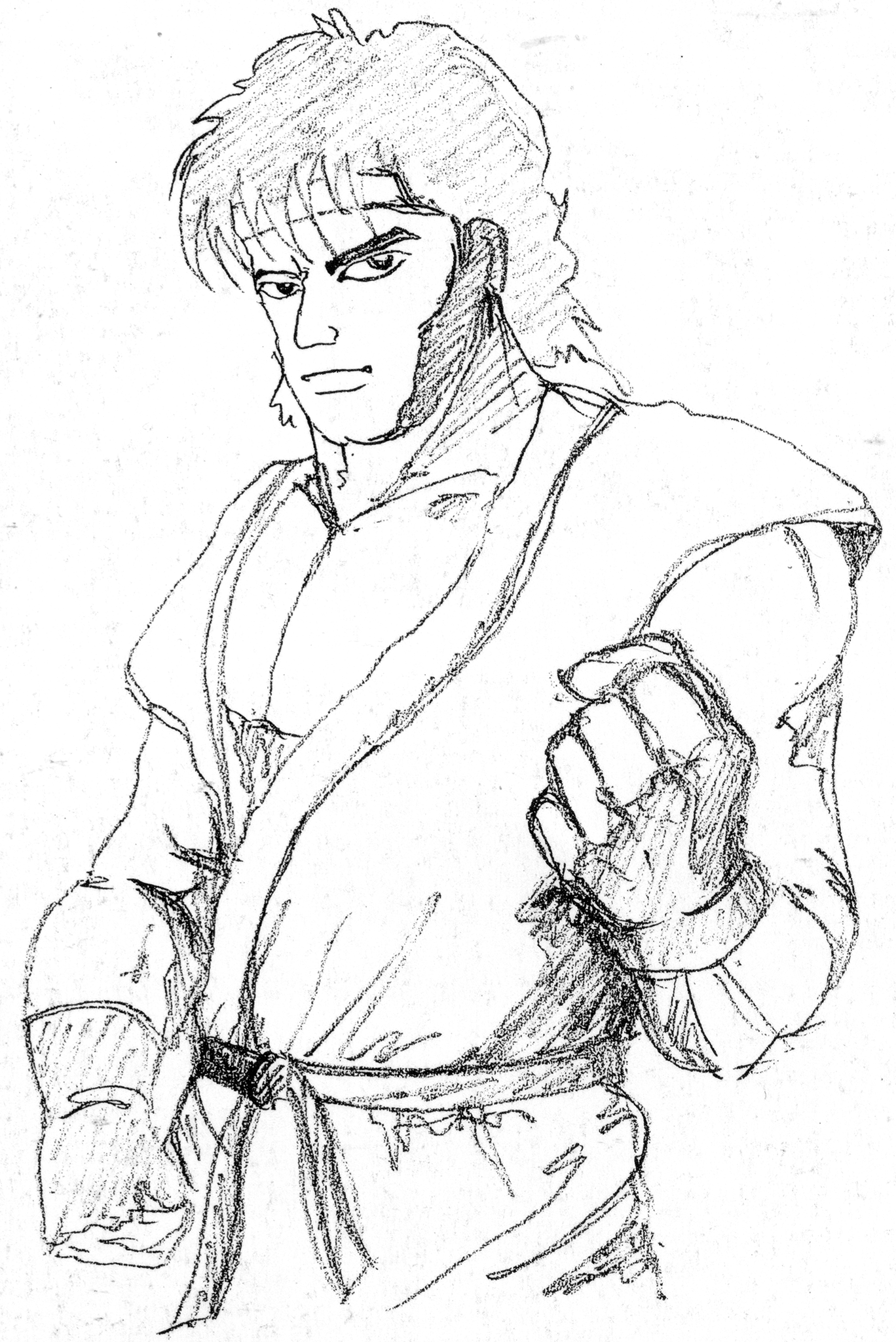 Early Street Fighter II Concept Art Image - ID: 529642 - Image Abyss
