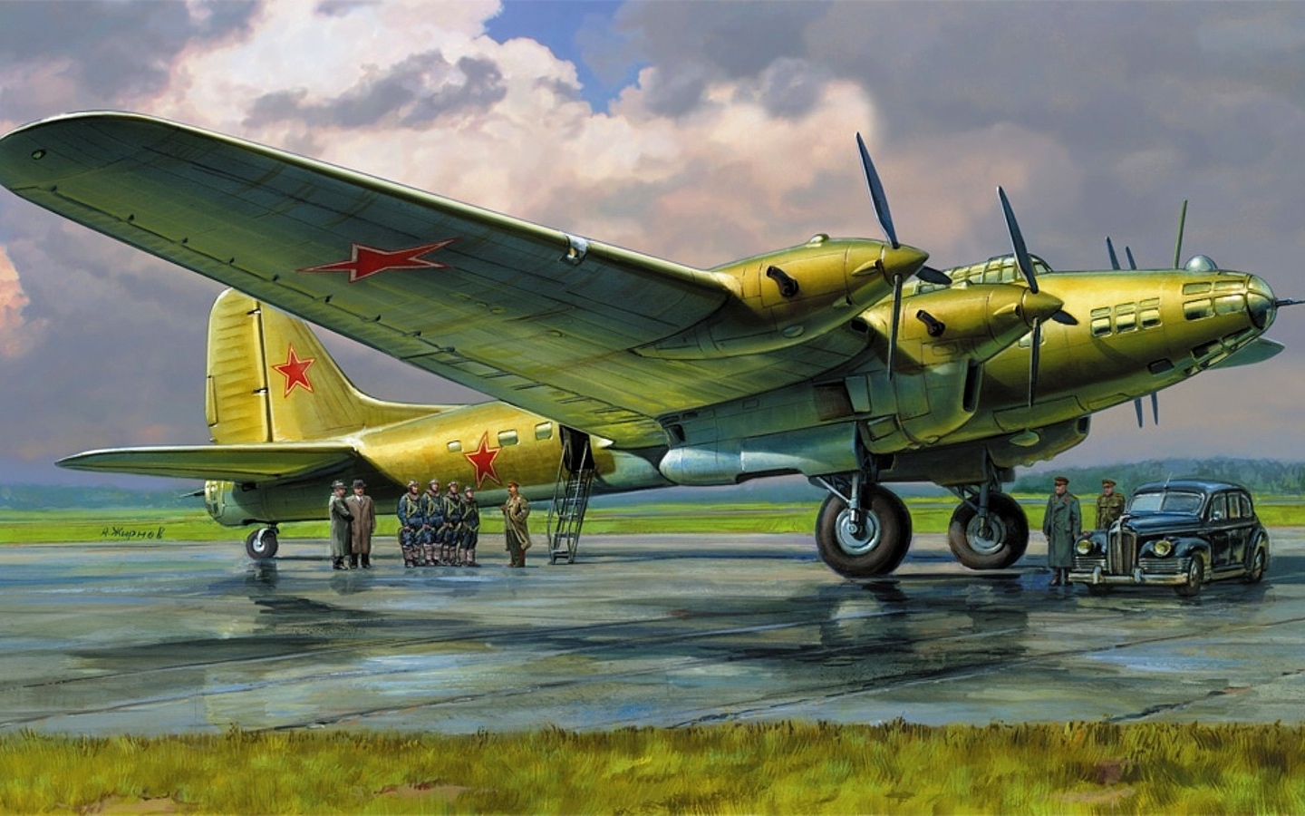 Download Military Petlyakov Pe-8 Image