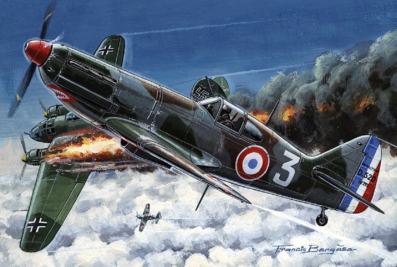 Dewoitine D.520 - Desktop Wallpapers, Phone Wallpaper, PFP, Gifs, and More!