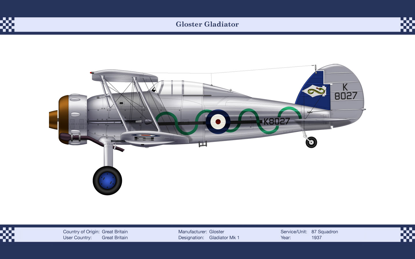 Download Aircraft Military Gloster Gladiator Image