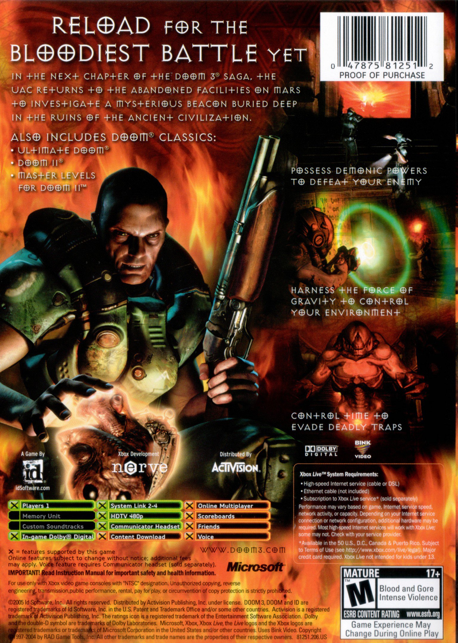 Download Video Game Doom 3: Resurrection Of Evil Image