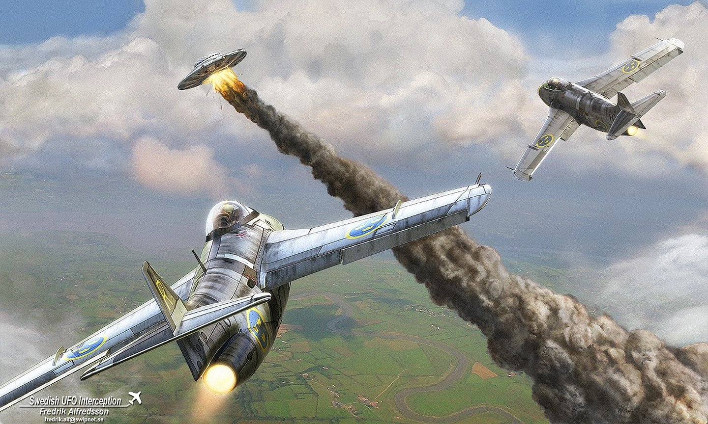 High-Stakes Military Air Combat in Action