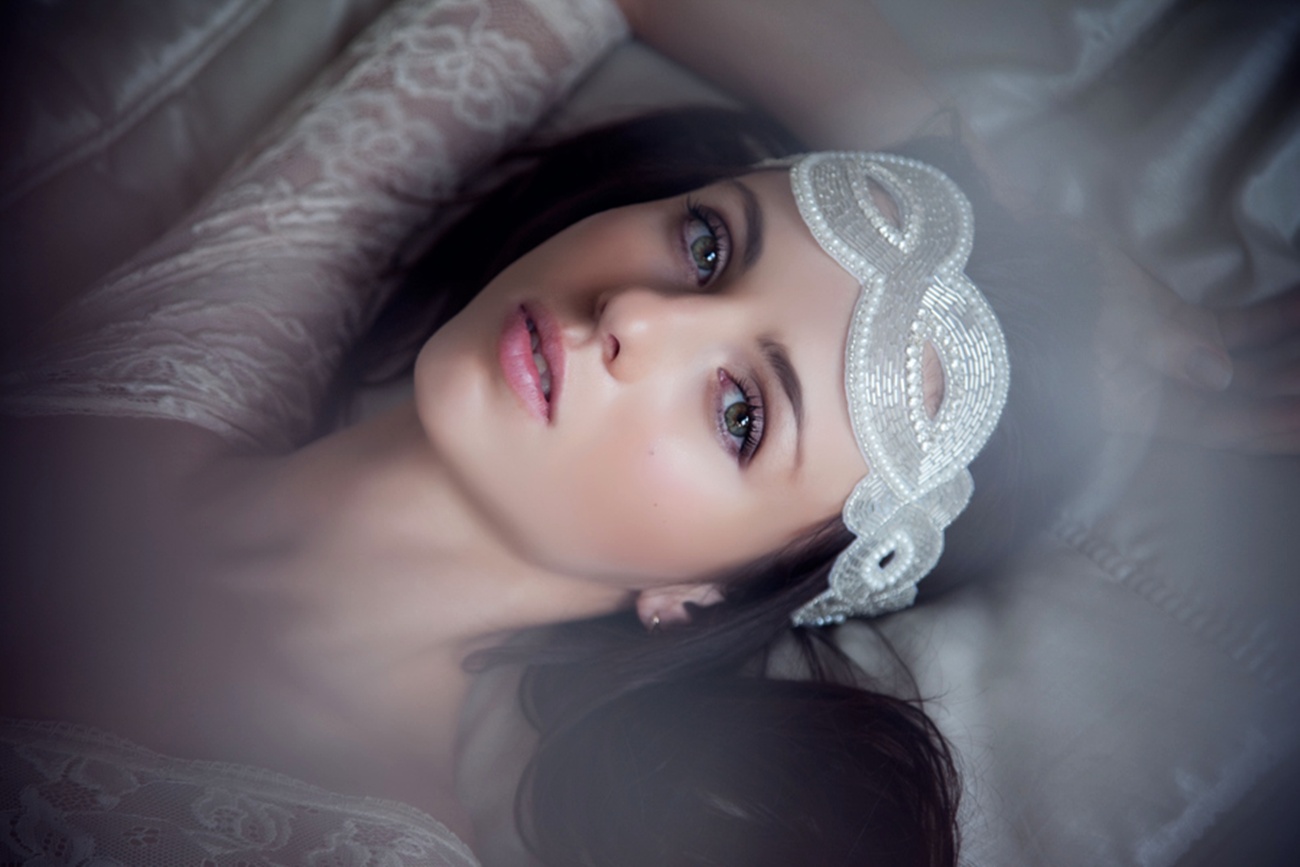 Elegant Muse: Timeless Beauty in a Dreamlike Gaze