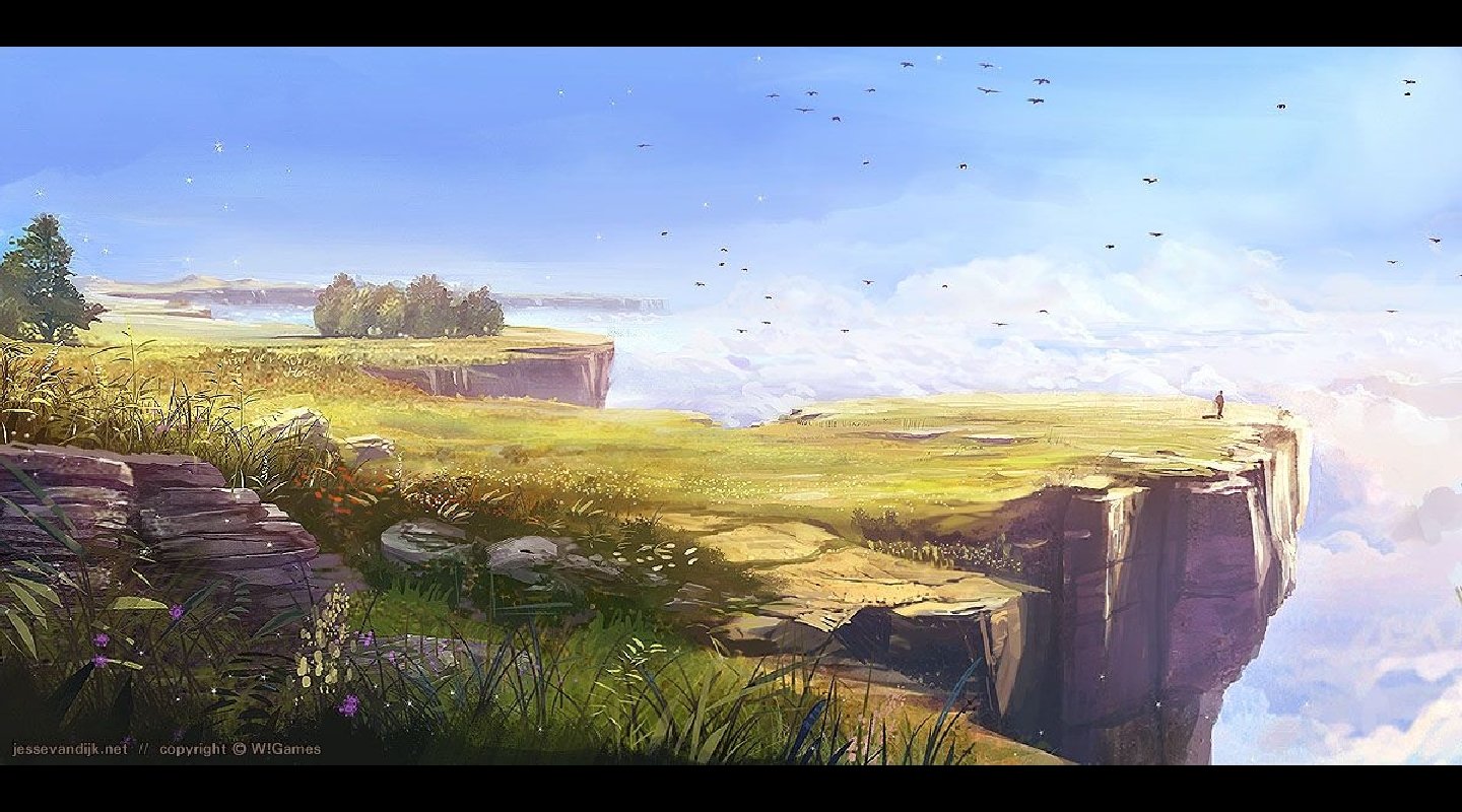 Enchanted Horizons: A Fantasy Landscape Awaiting Adventure
