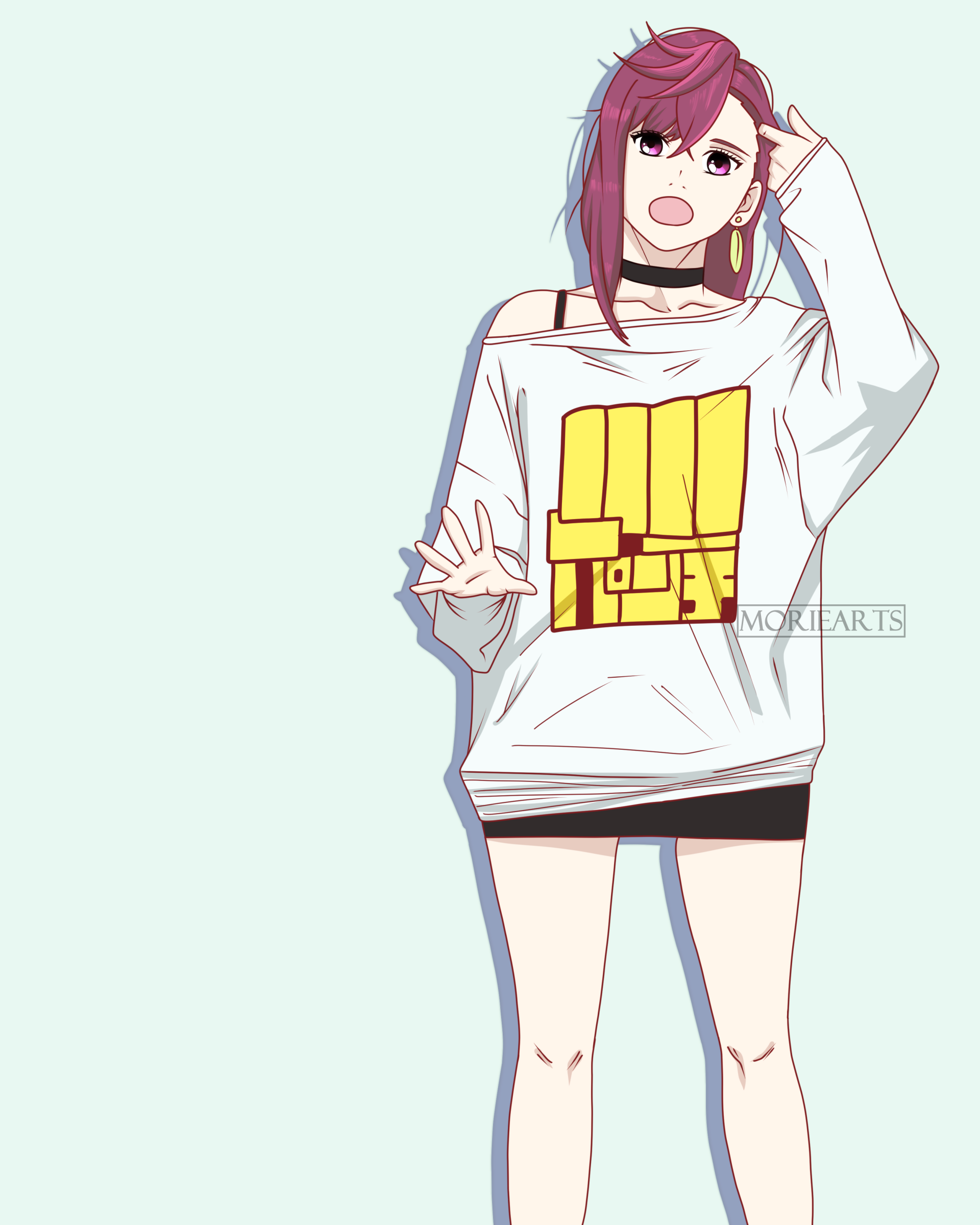 Momo Ayase - Dandadan by MorieArts