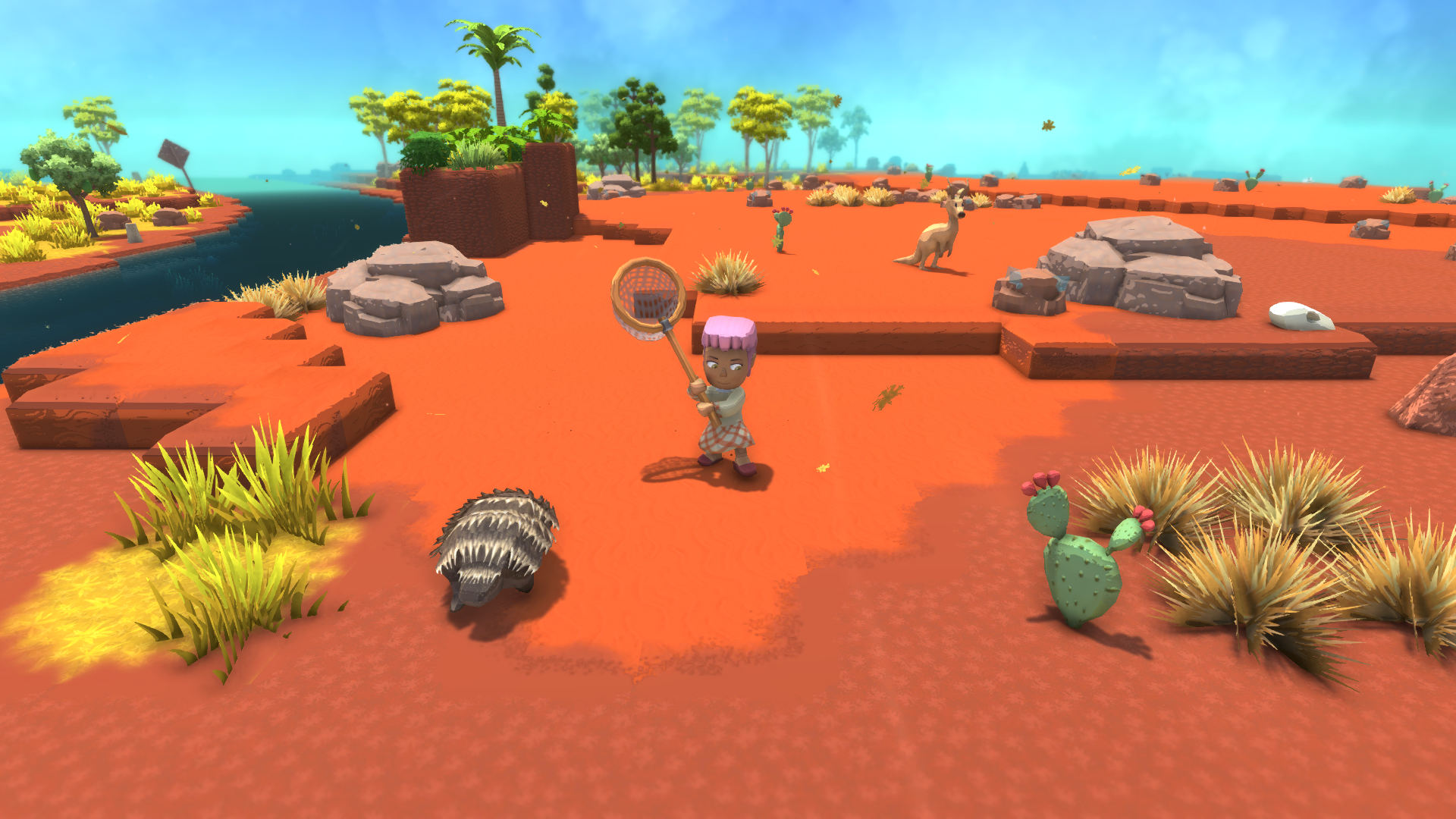 Download Video Game Dinkum Adventure Desert Exploration Image