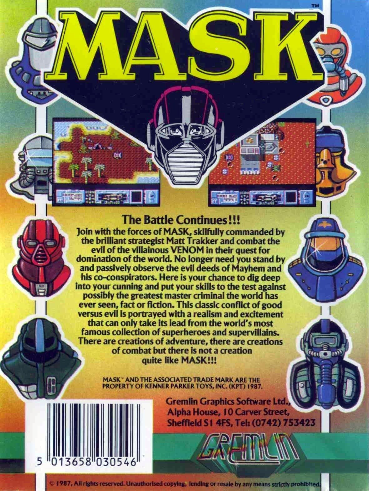 MASK Video Game Box Art - ID: 55325 - Image Abyss