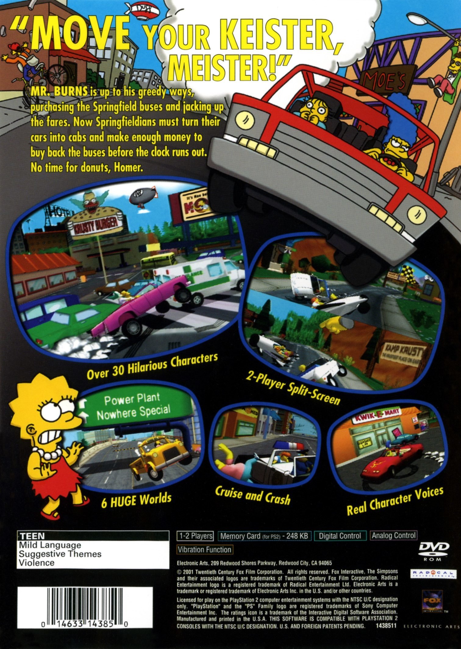 The Simpsons: Road Rage - Desktop Wallpapers, Phone Wallpaper, PFP ...