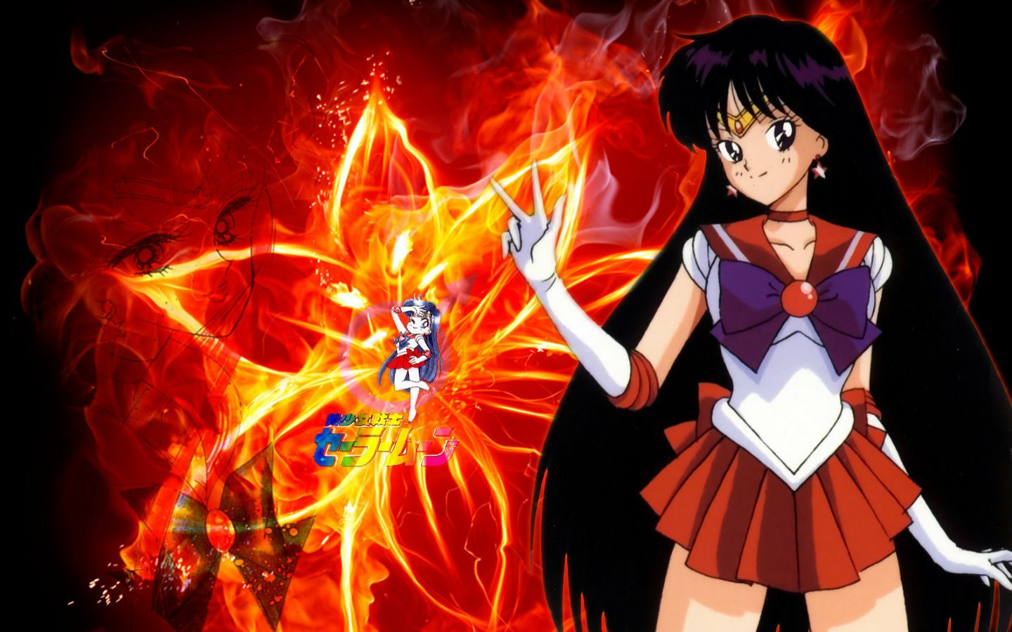 Sailor Moon: Enchanting Anime Magic in Flames