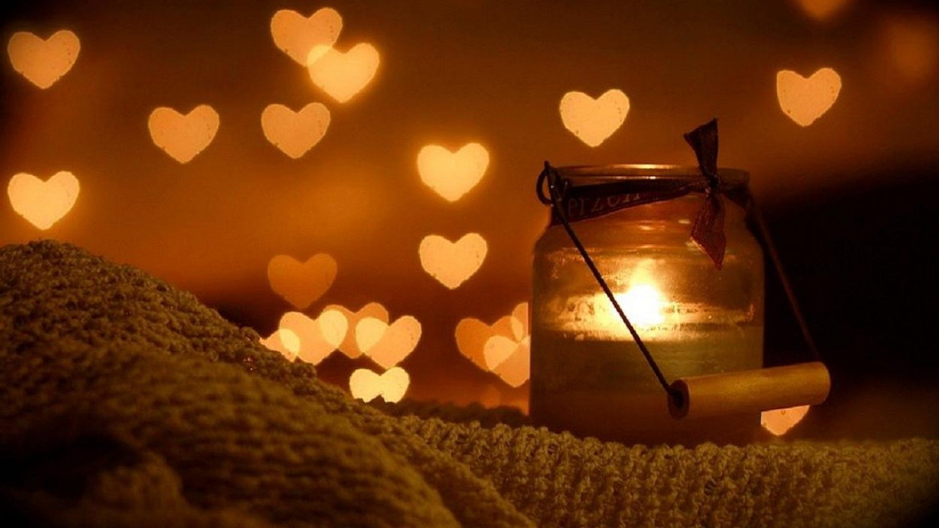 Glowing Hearts: A Warm Light of Love Captured