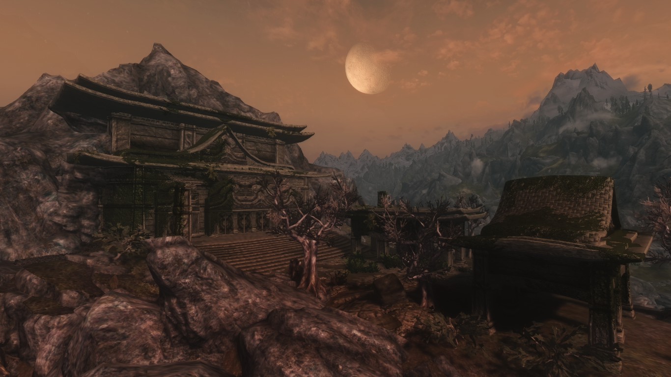 skyrim temple by lewis5510