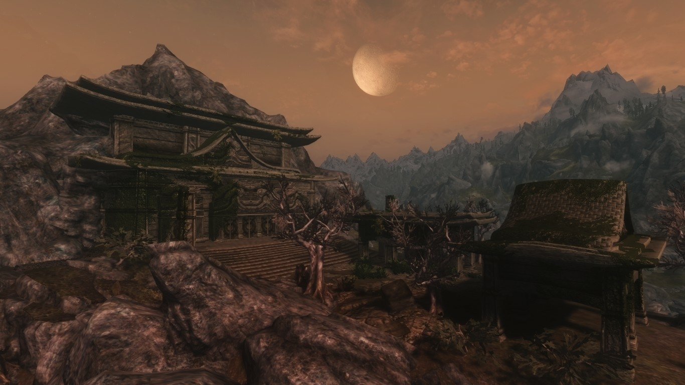 skyrim temple by lewis5510