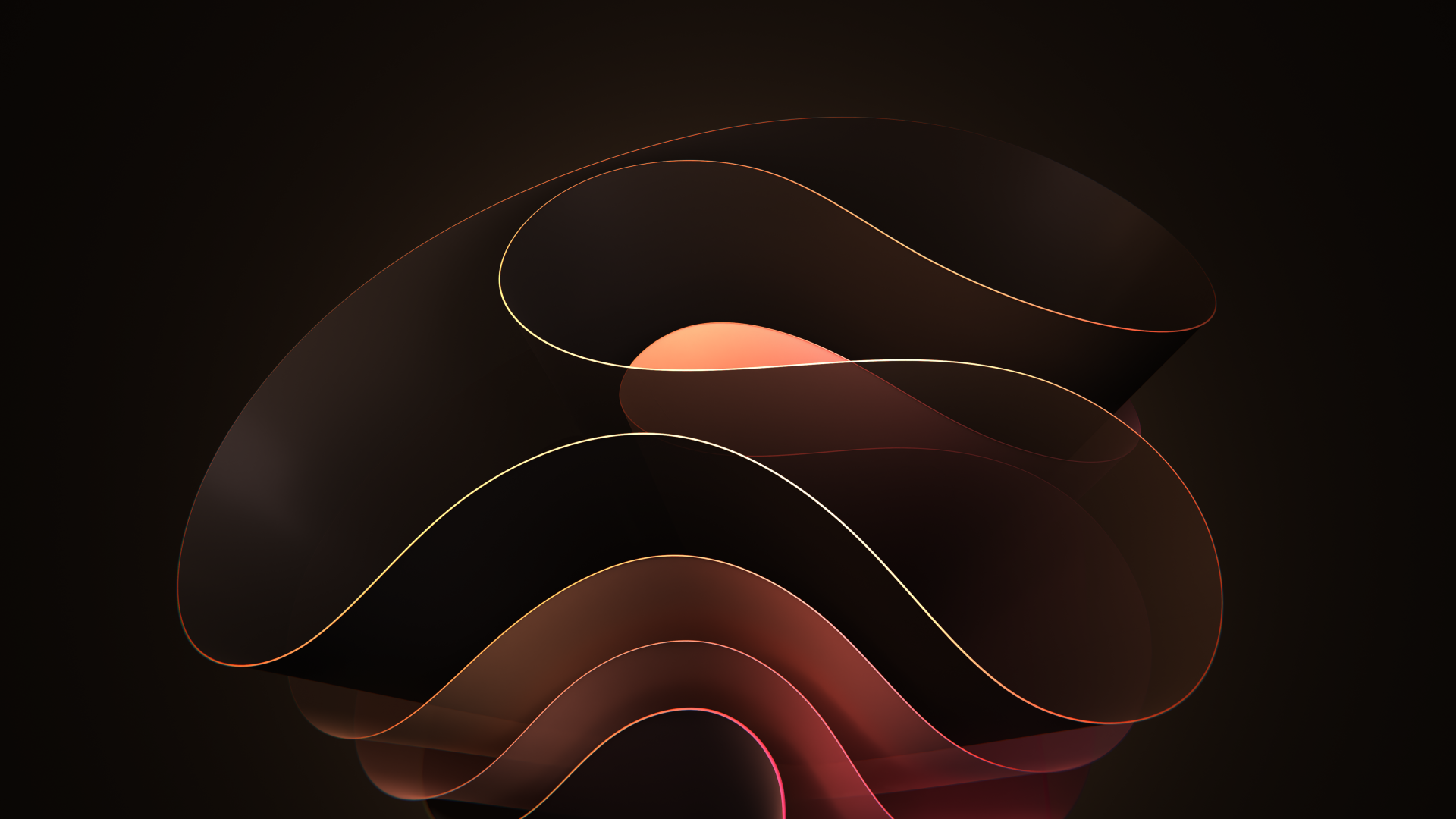 Bloom Edges Orange Windows 11 default 5K wallpaper by dpcdpc11