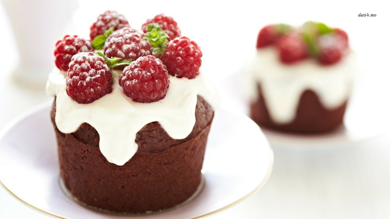 Decadent Raspberry-Topped Chocolate Cake Delight