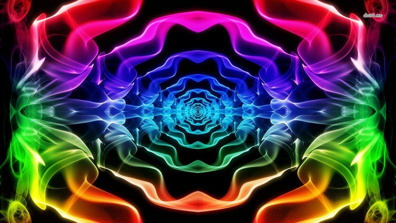 Vivid Fractal Symphony: An Abstract Dance of Color and Light