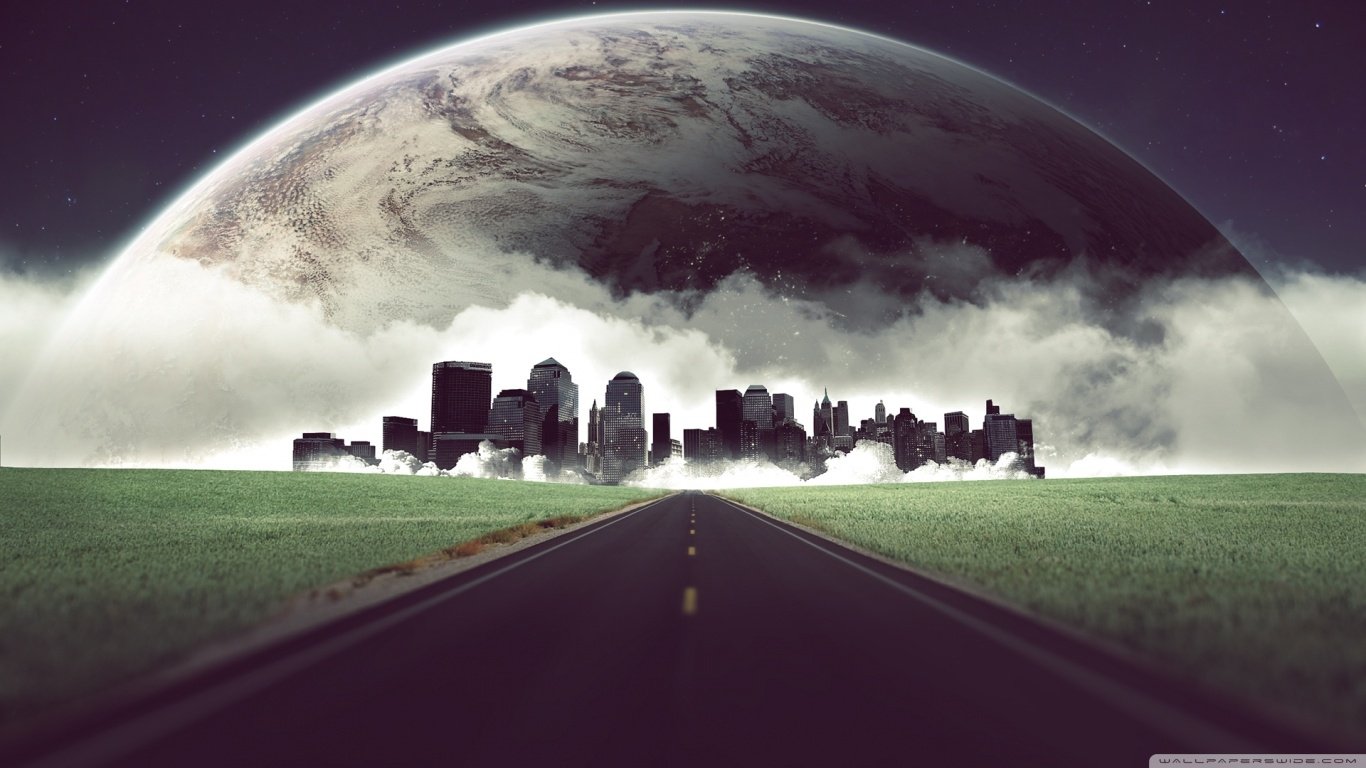 Planetfall City — Sci‑Fi Skyline on the Horizon