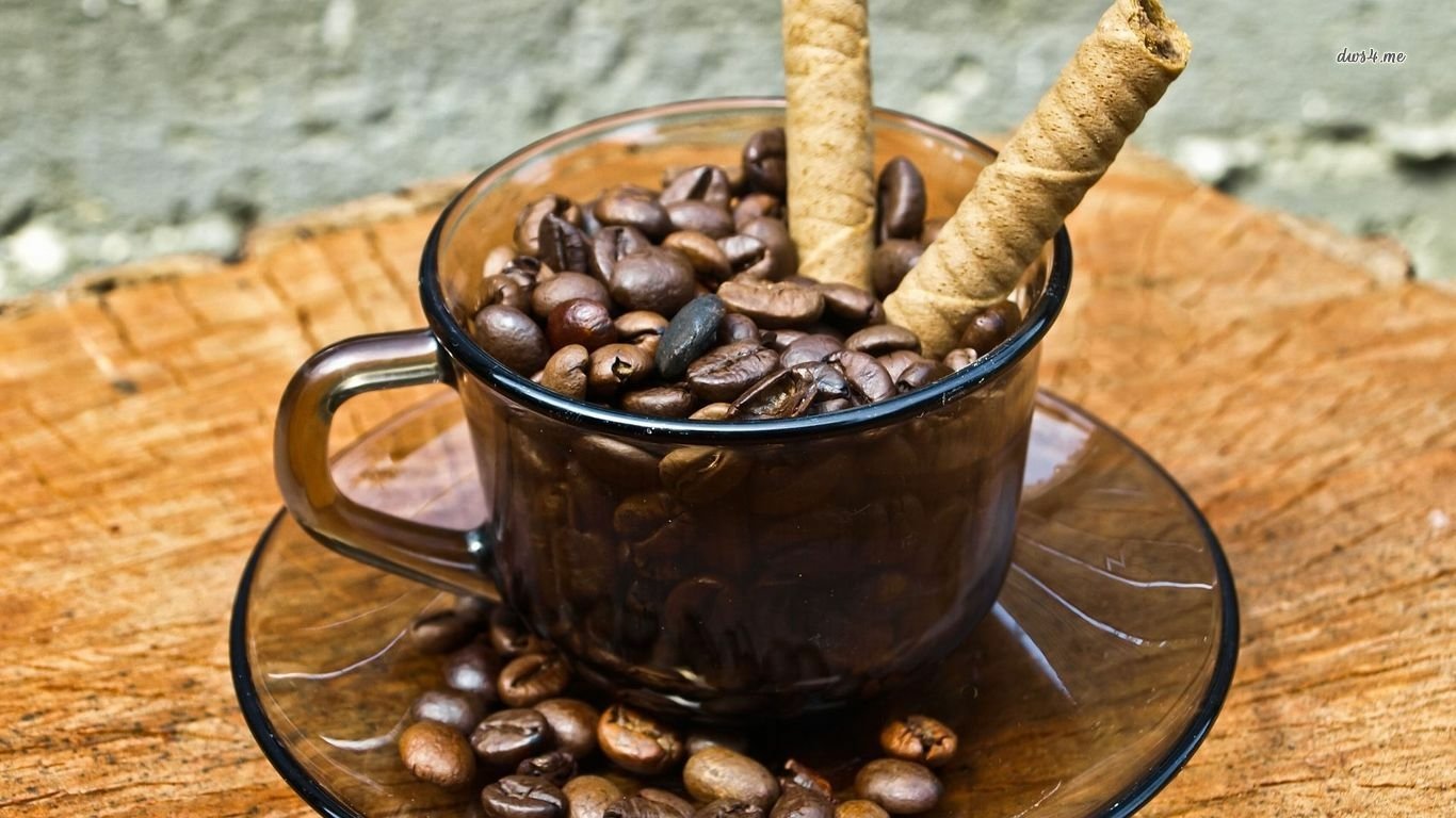 Roasted Coffee Bean Cup