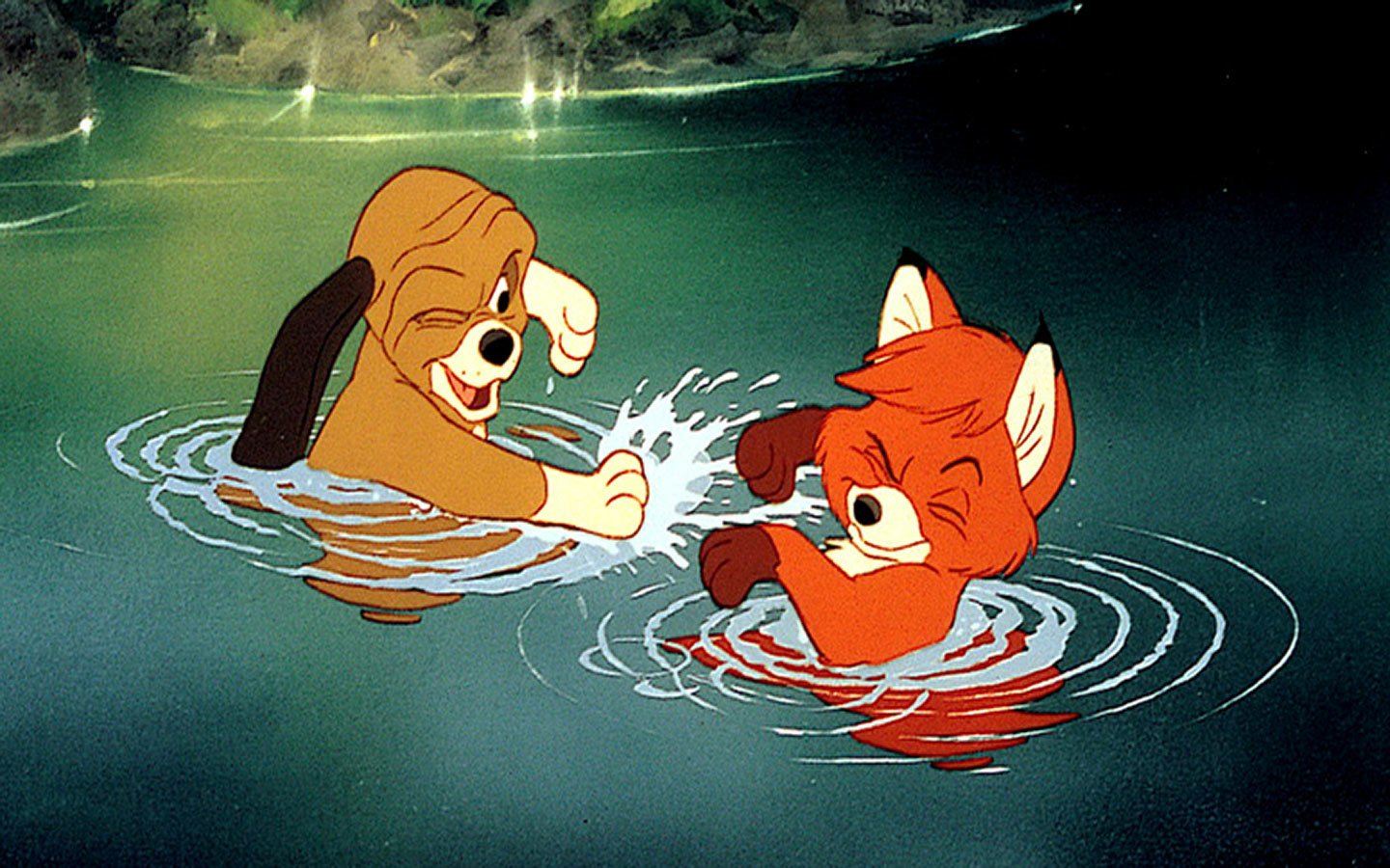 The Fox And The Hound - Desktop Wallpapers, Phone Wallpaper, PFP, Gifs ...