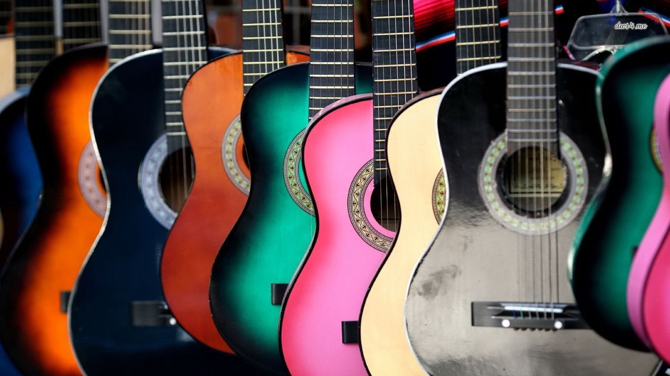Colors of Music: A Vibrant Guitar Collection