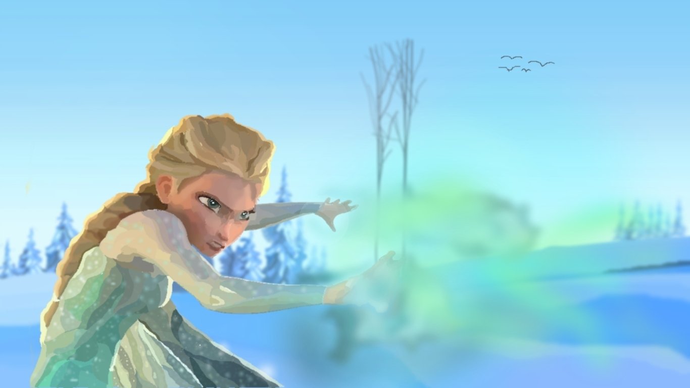 Elsa’s Icy Magic: A Frozen Snow Adventure