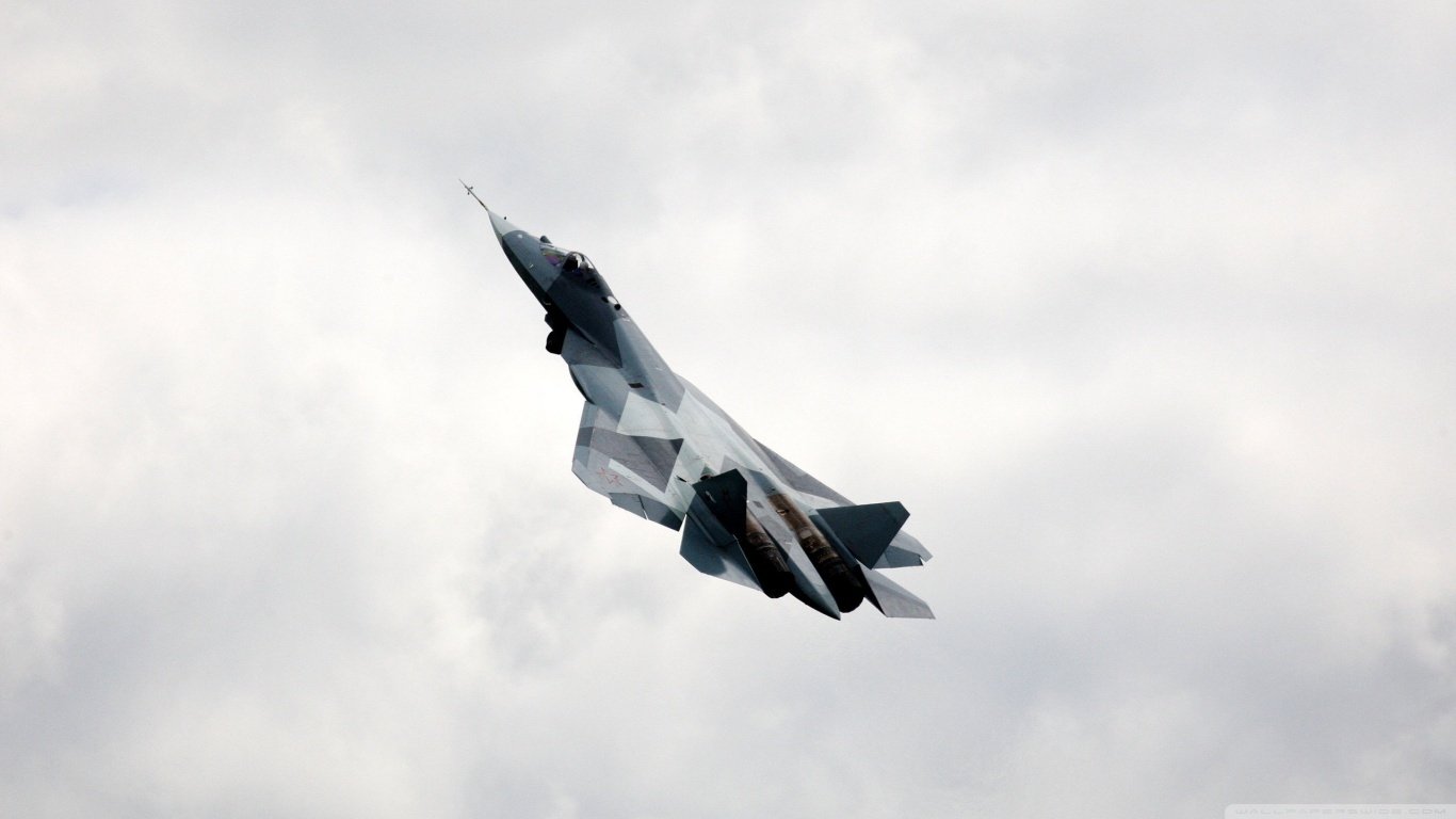 Sukhoi Su-57 - Desktop Wallpapers, Phone Wallpaper, PFP, Gifs, and More!