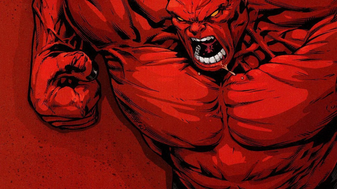 Unleashing the Fury of Red Hulk