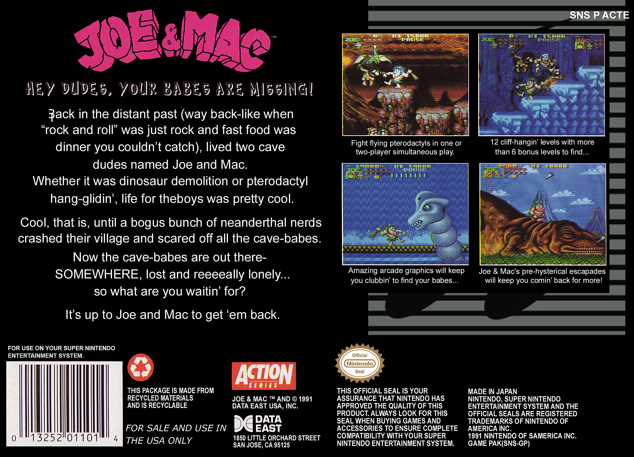 Download Video Game Joe&Mac Image