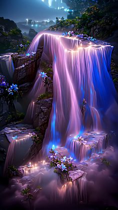 Download Fantasy Waterfall Image