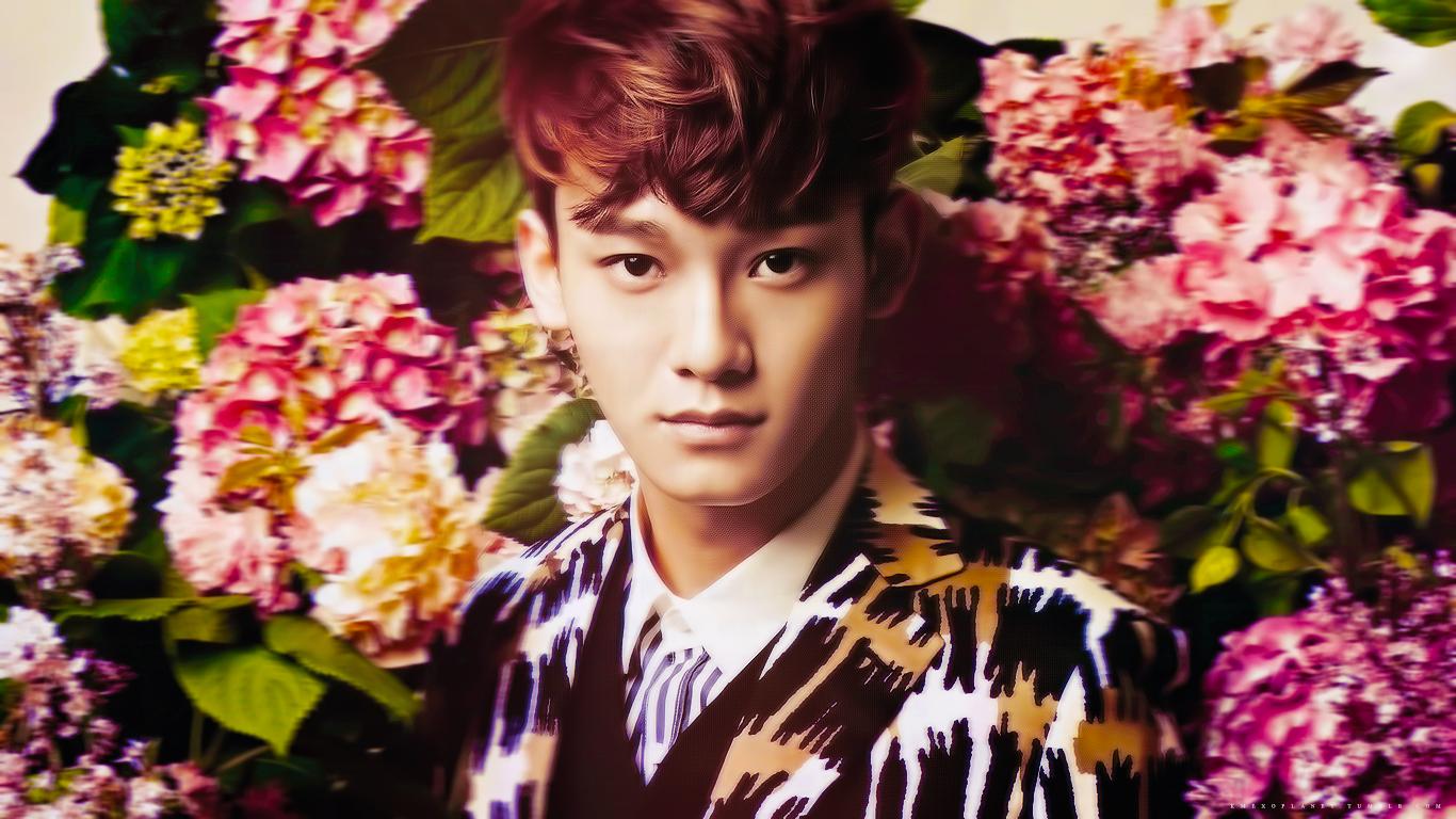 EXO's Musical Charm: A Floral Portrait