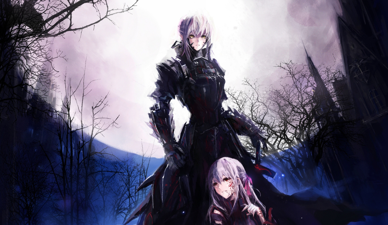 Fate/Stay Night: Dark Elegance of Sakura Matou & Saber Alter