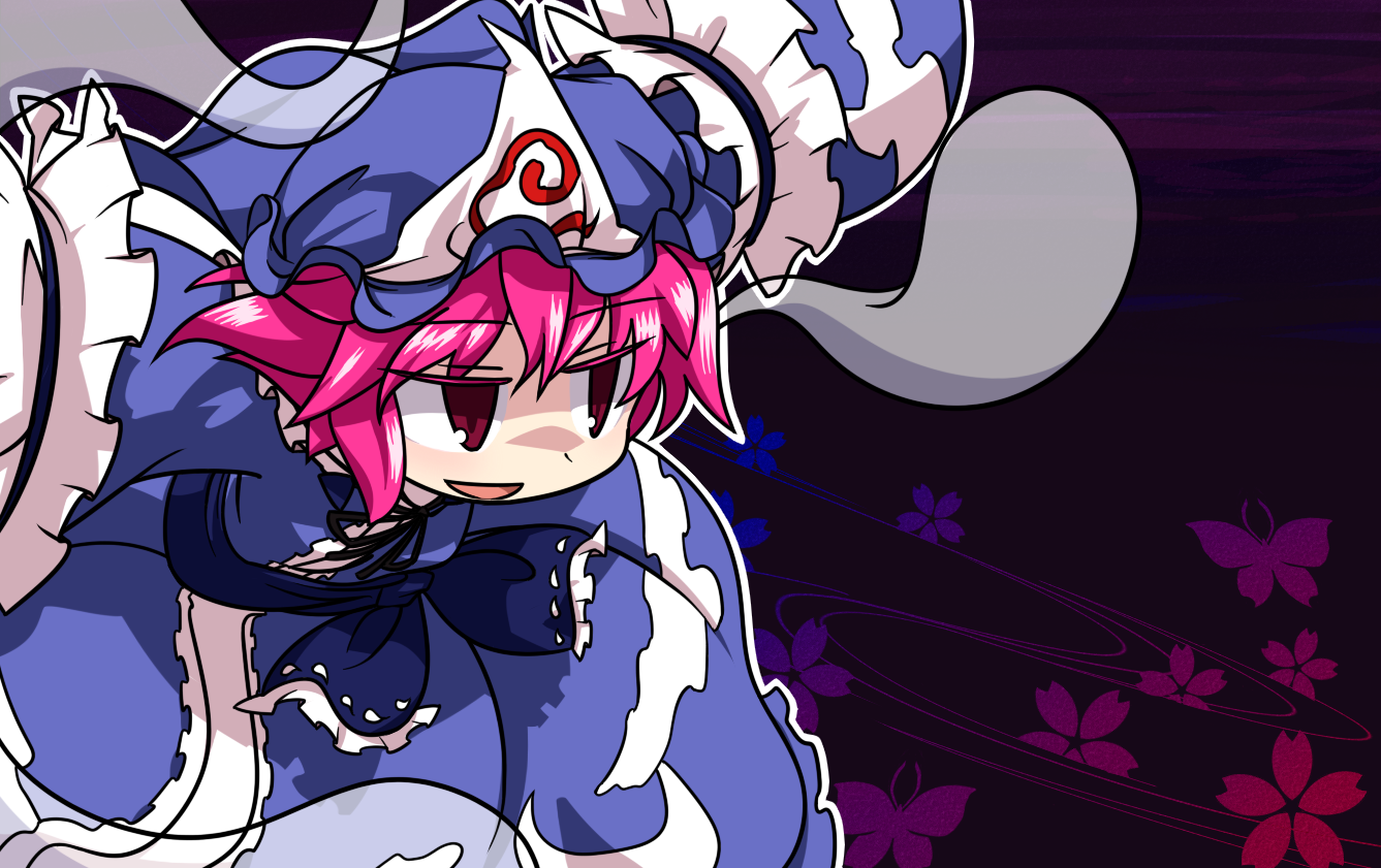 Download Yuyuko Saigyouji Anime Touhou Image