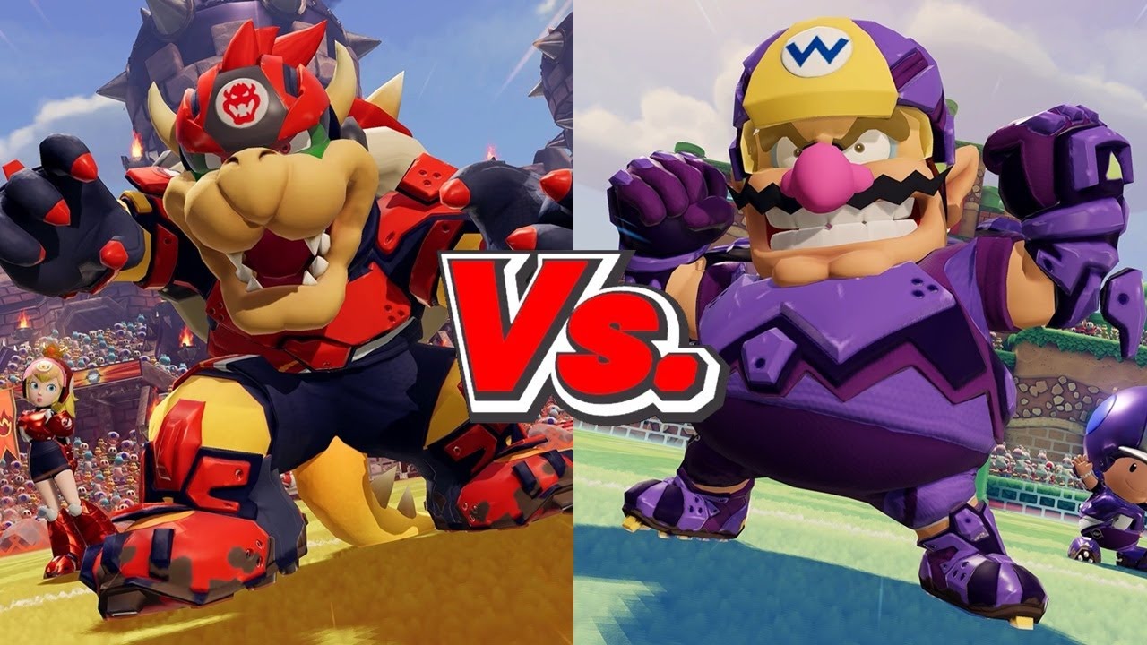 Bowser (Rockets) Vs. Wario (Spikes) ⚽🎮 by Xgamer 744