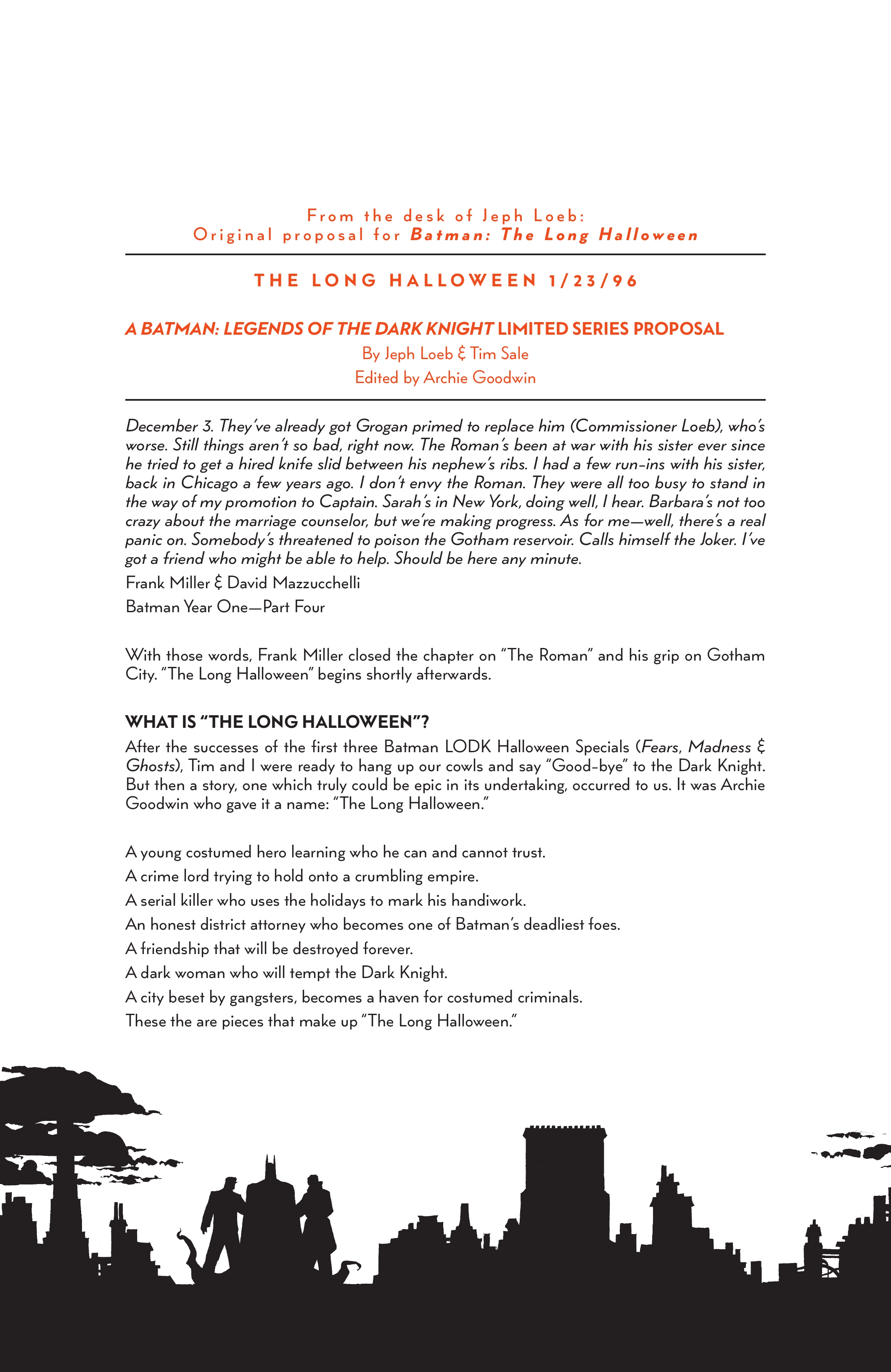 Batman: The Long Halloween Picture by Tim Sale - Image Abyss