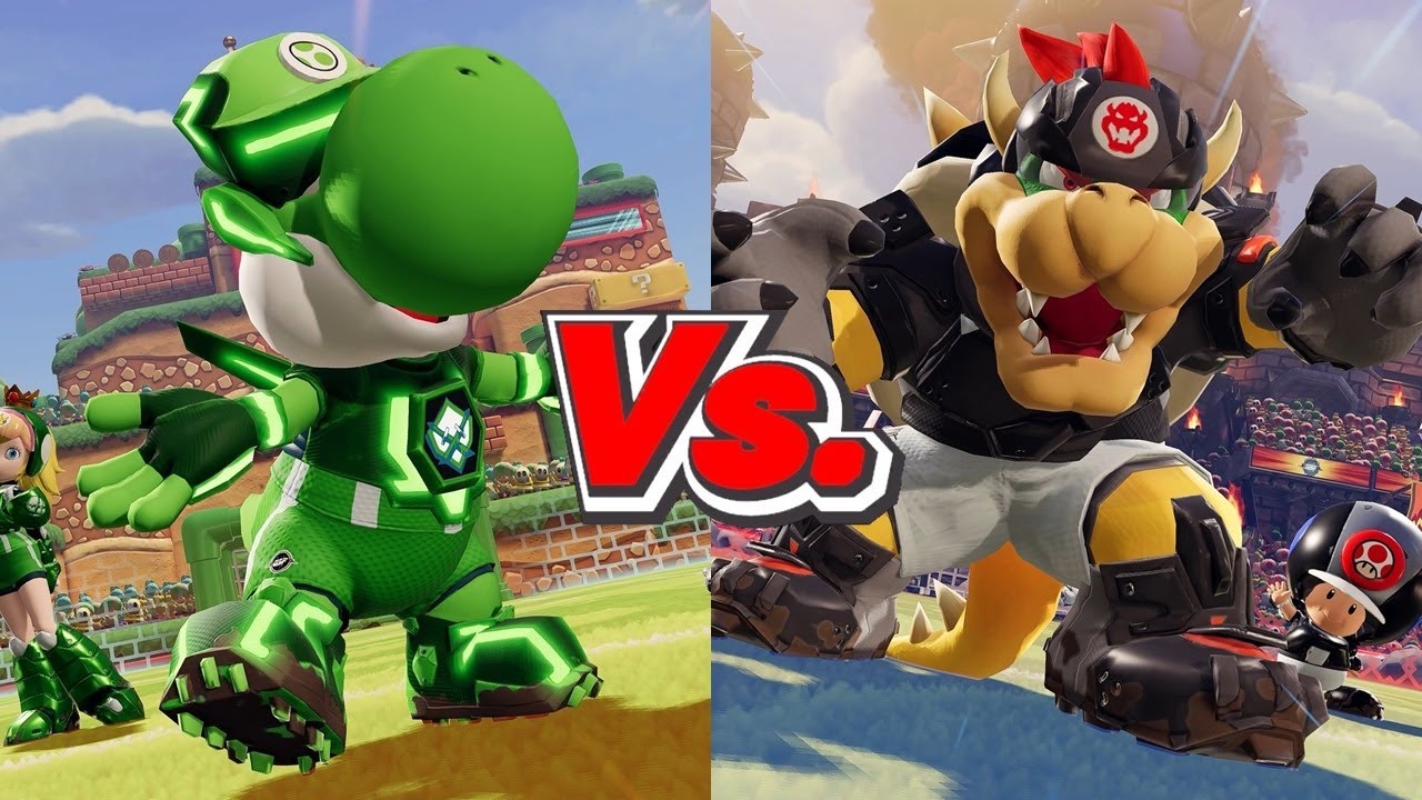 Yoshi (Warriors) Vs. Bowser (Cyclones) ⚽🎮 by Xgamer 744