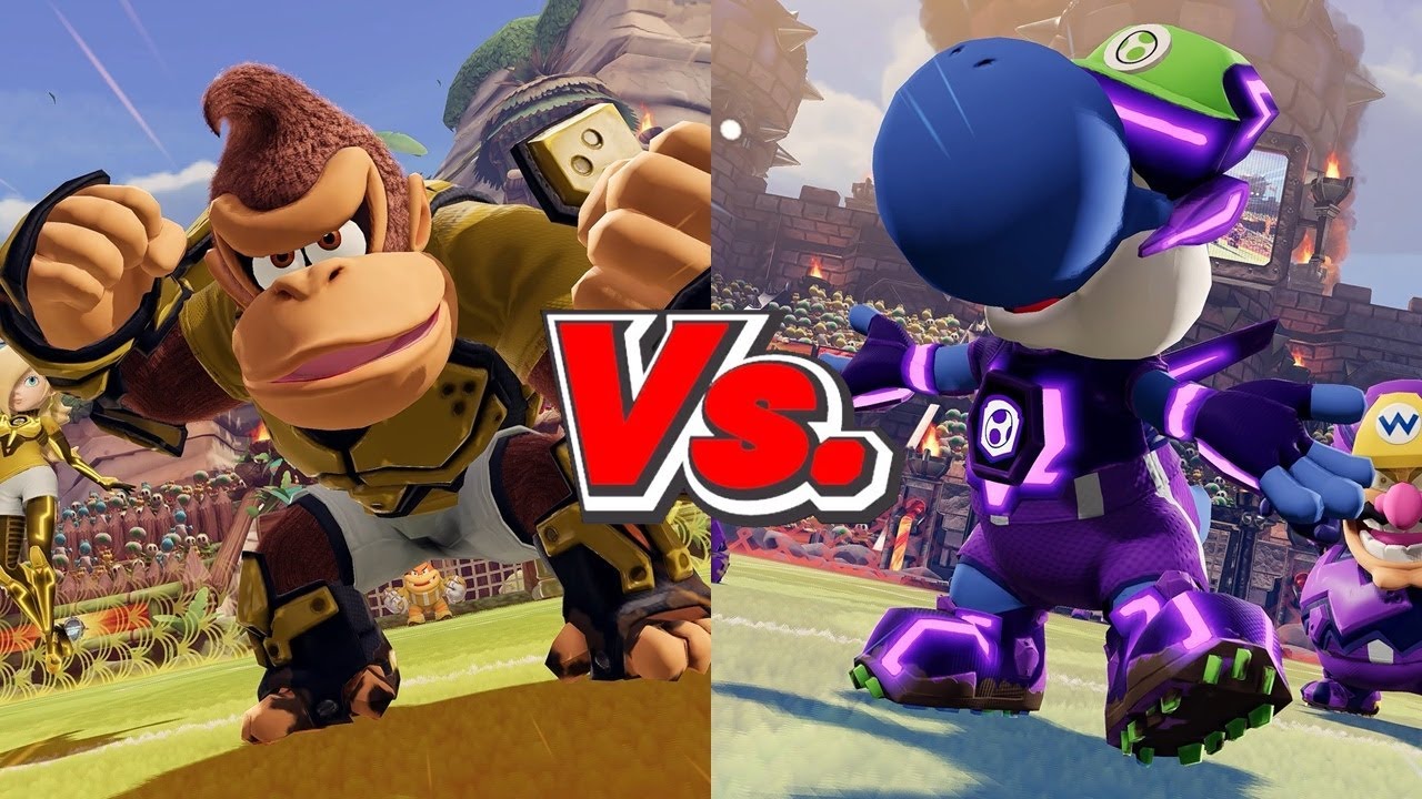 Donkey Kong (Charms) Vs. Yoshi (Scramblers) ⚽🎮 by Xgamer 744
