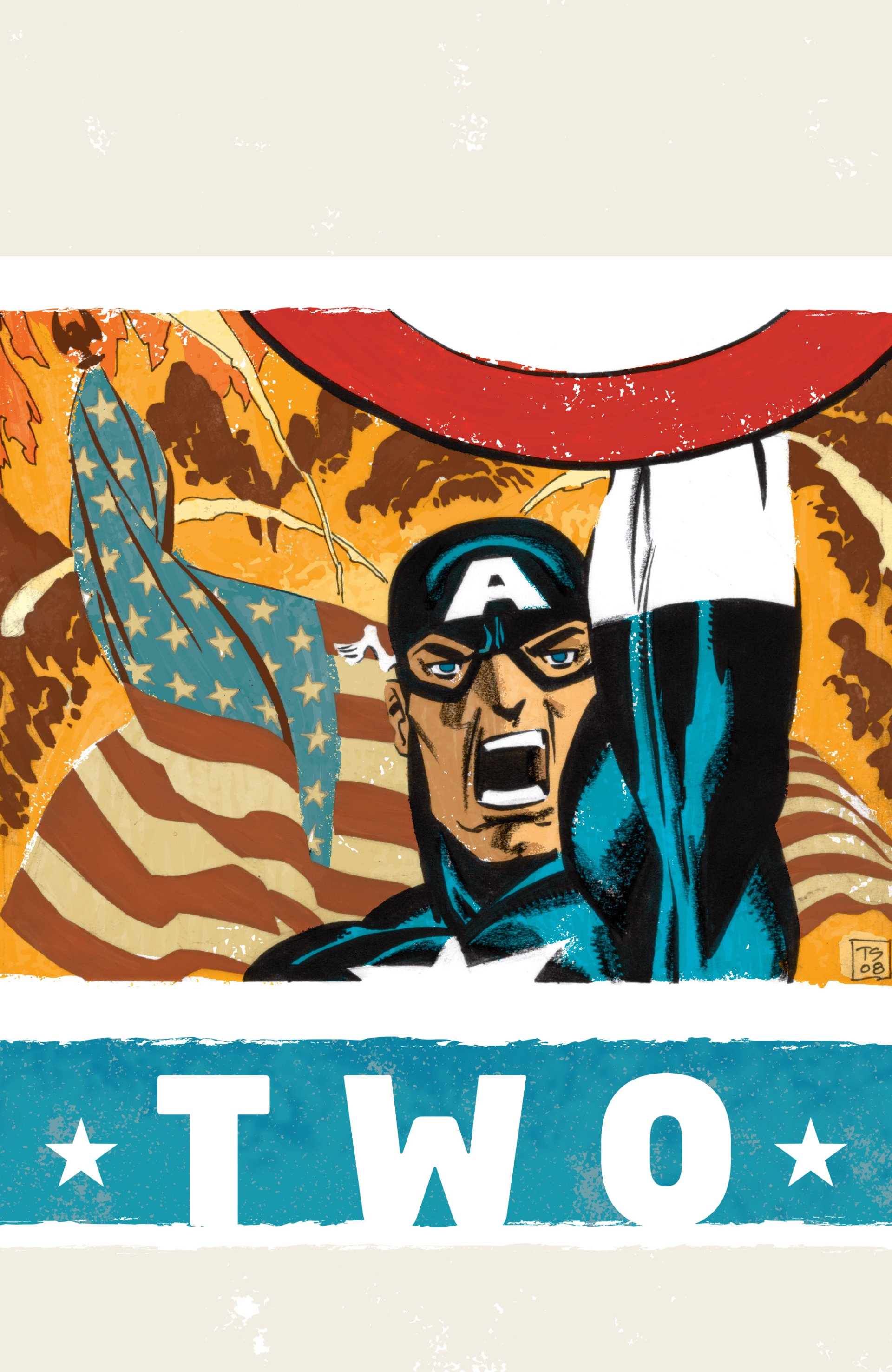 Download Comic Captain America: White Image