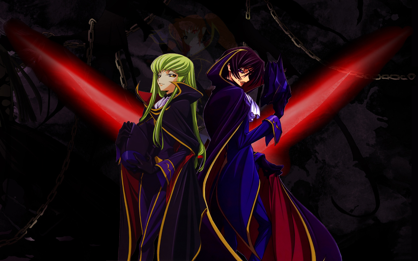 Code Geass: Lelouch & C.C. United in Shadow