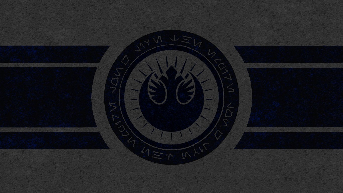 Galactic Rebellion Emblem: A Star Wars Sci-Fi Icon