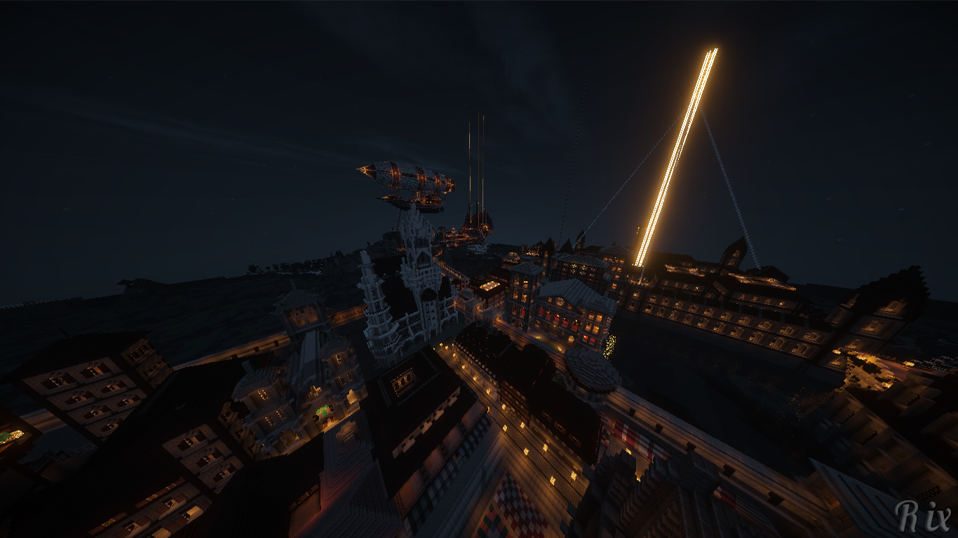 City at night by Rix