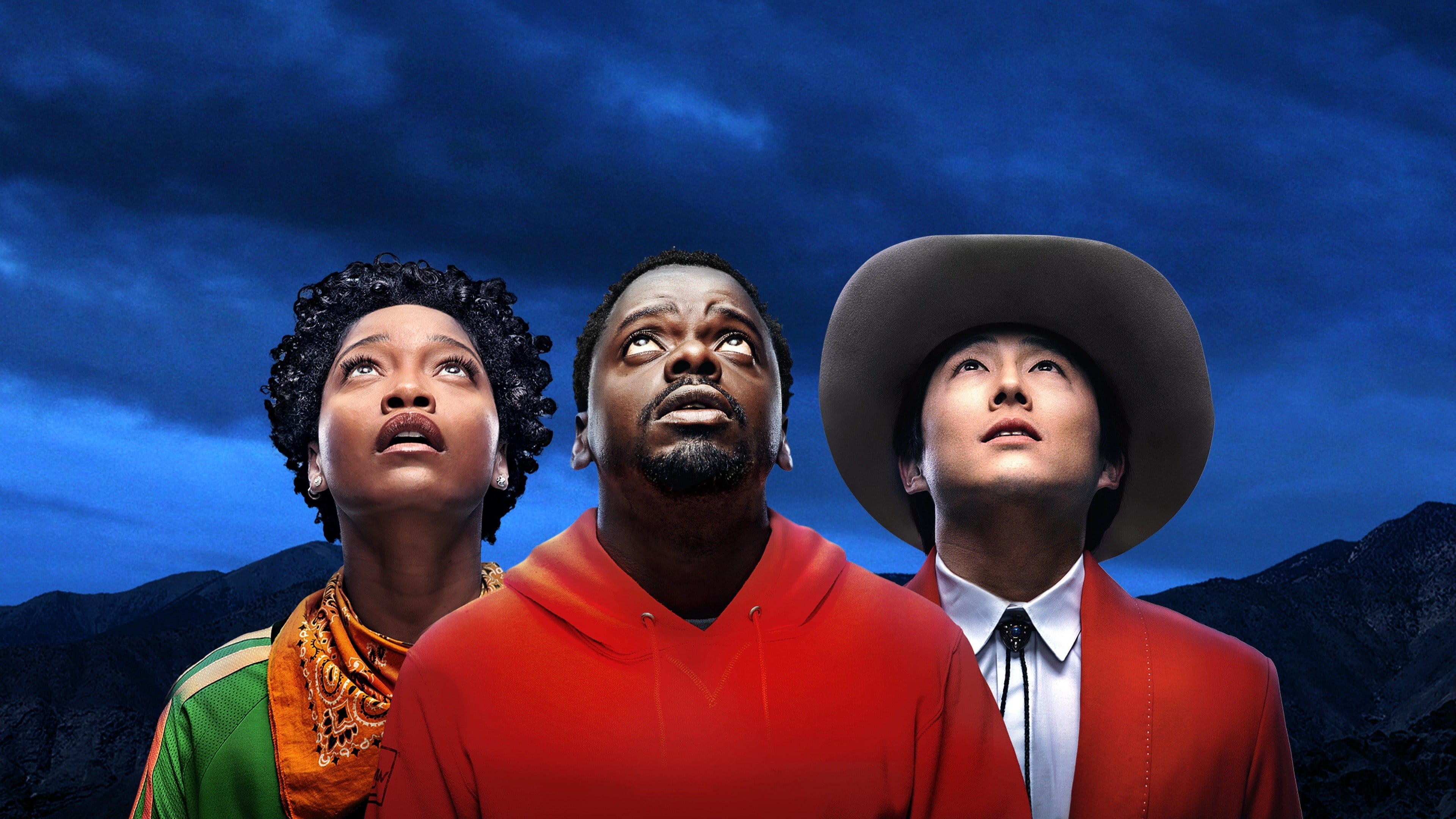 Download Keke Palmer Steven Yeun Daniel Kaluuya Movie Nope Image